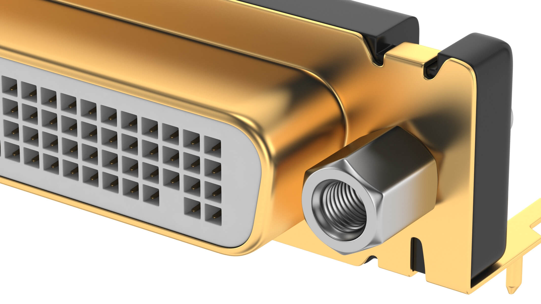 DVI-D Dual Link DMS-59 Female 3D Model by frezzy