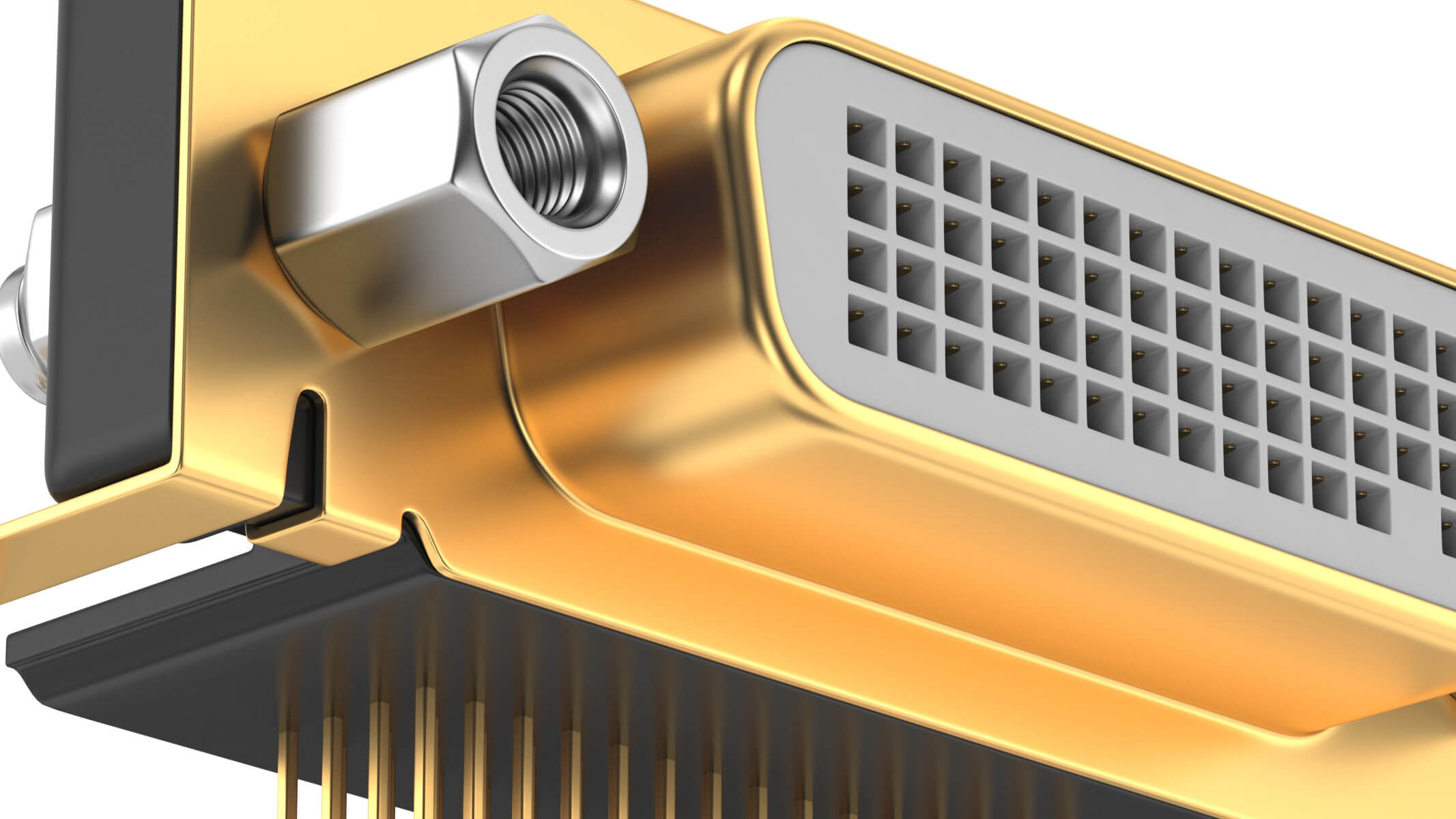 DVI-D Dual Link DMS-59 Female 3D Model by frezzy