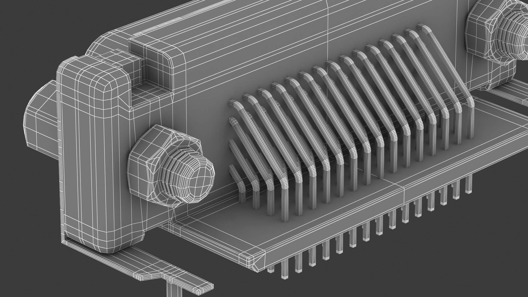 DVI-D Dual Link DMS-59 Female 3D Model by frezzy