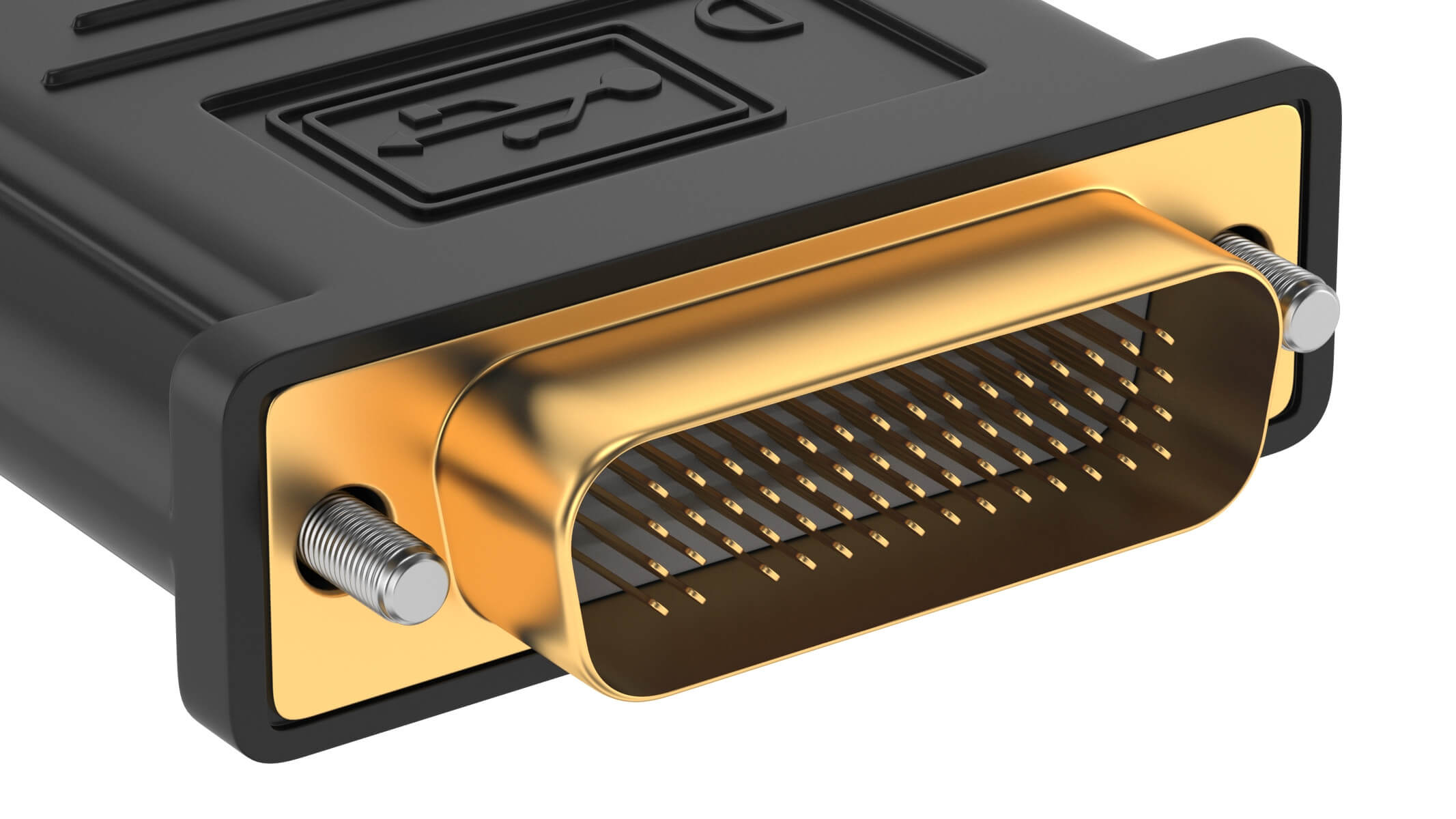 DVI-D Dual Link DMS-59 Male 3D Model by frezzy