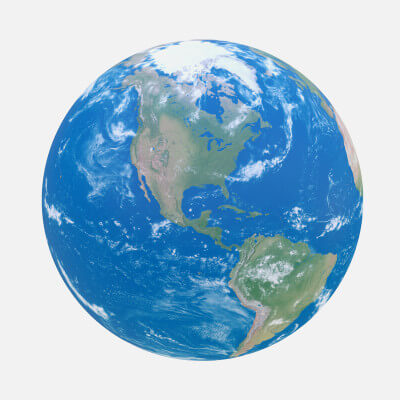 Earth 4K - 3D Model by frezzy