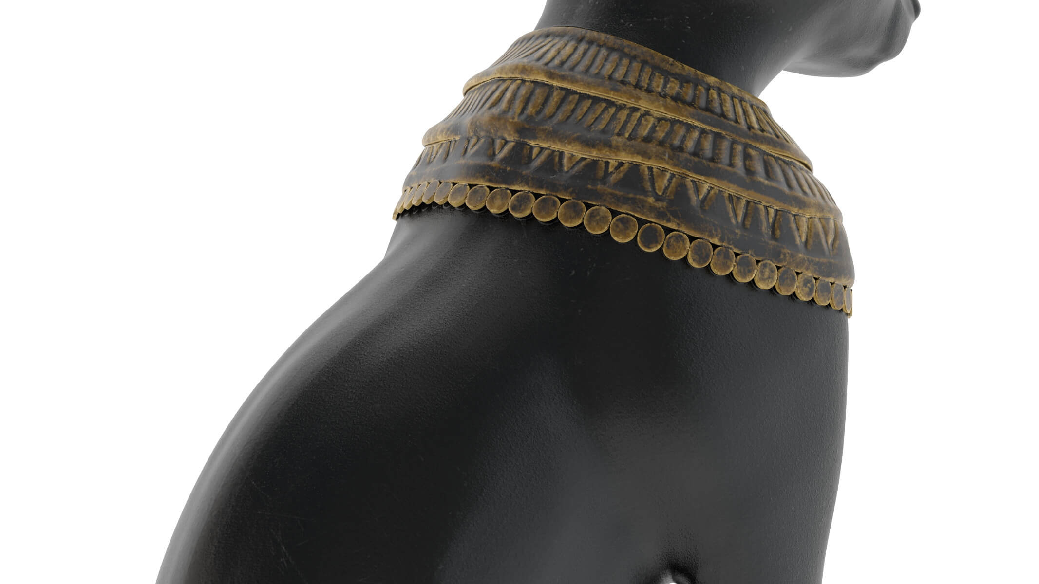 Egyptian Cat Goddess Bastet - 3D Model by frezzy