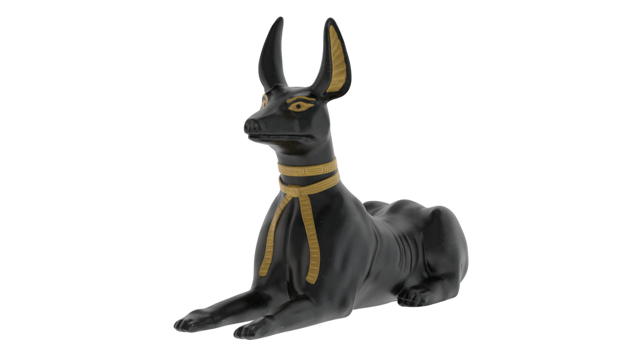 Egyptian God Anubis Dog - 3D Model by frezzy
