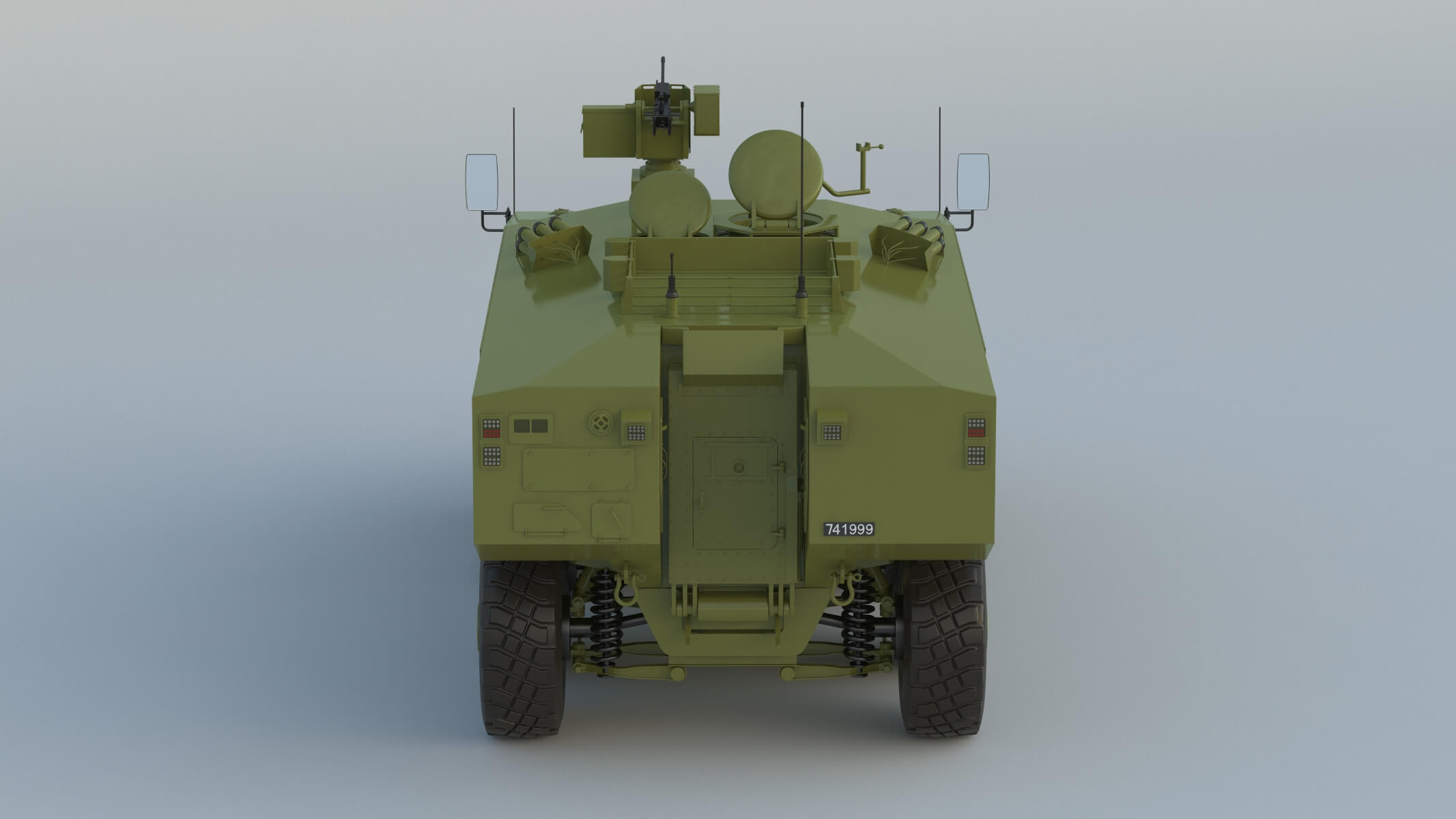 Eitan 8X8 APC - 3D Model by frezzy