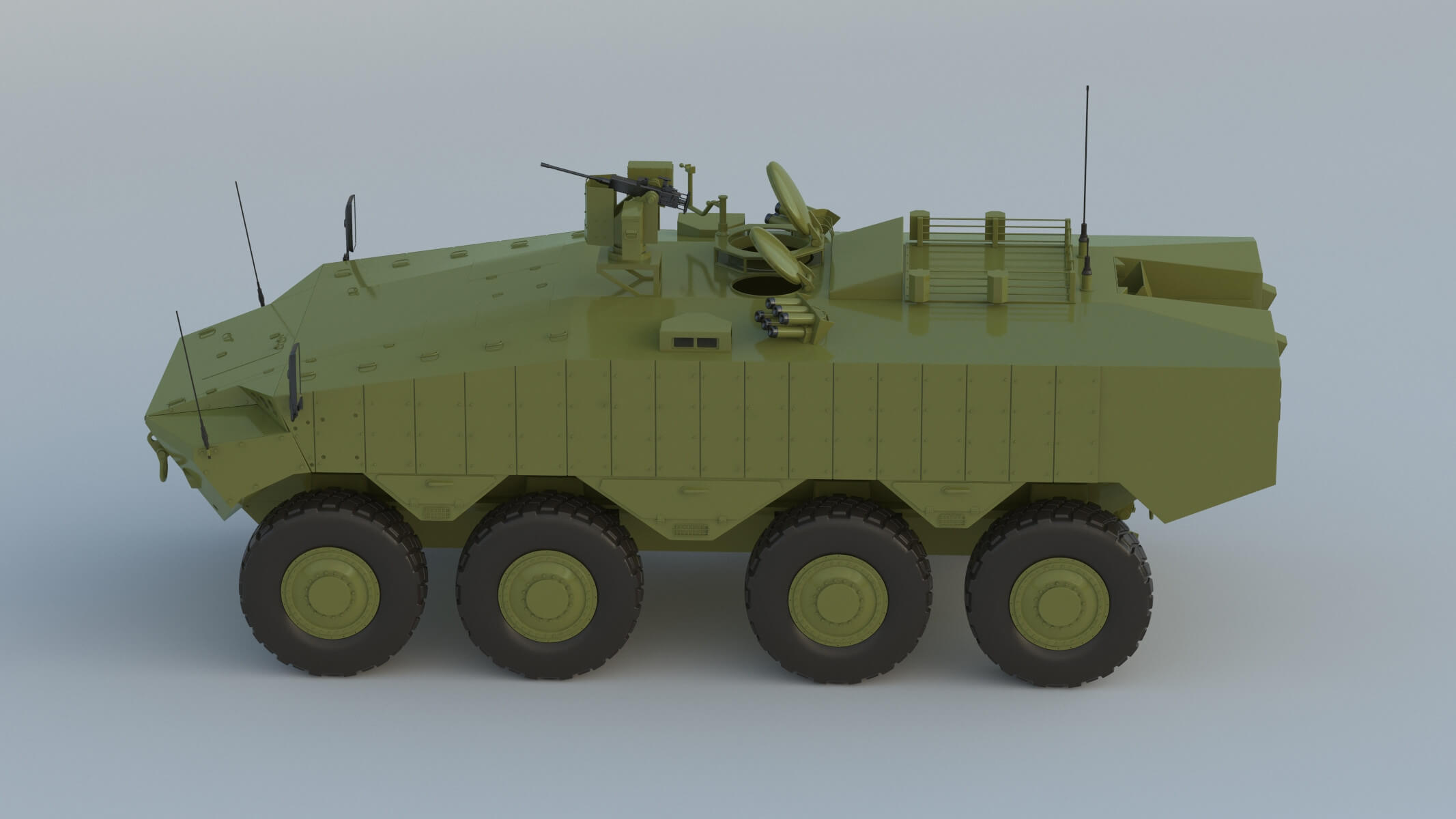 Eitan 8X8 APC - 3D Model by frezzy