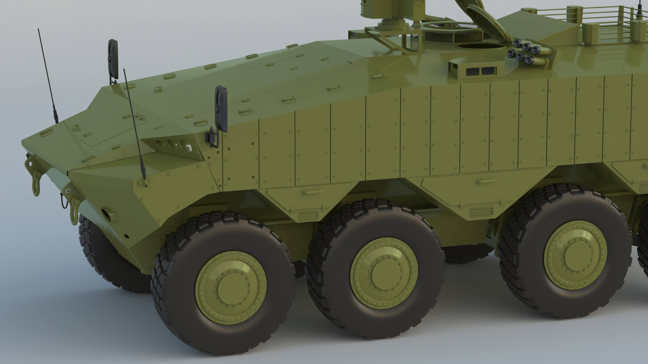 Eitan 8X8 APC - 3D Model by frezzy