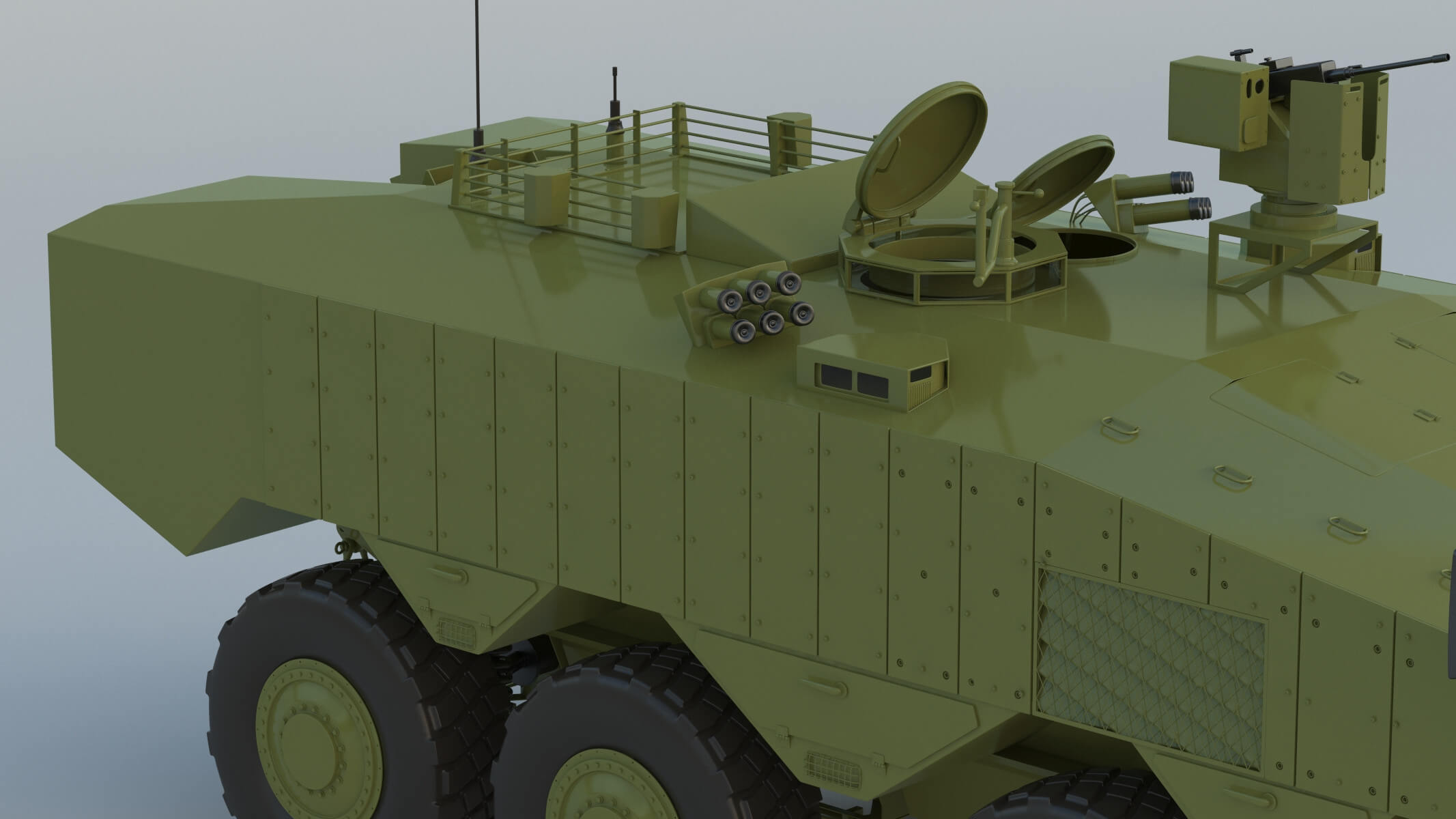 Eitan 8X8 APC - 3D Model by frezzy