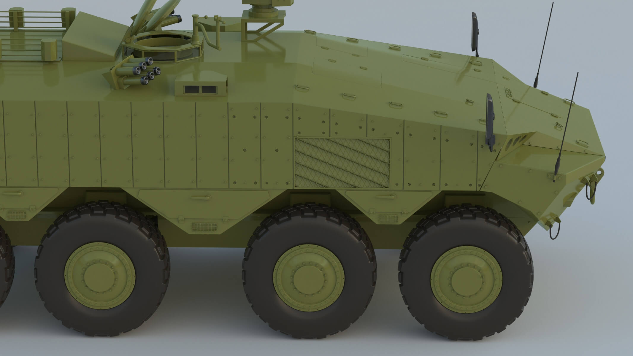 Eitan 8X8 APC - 3D Model by frezzy