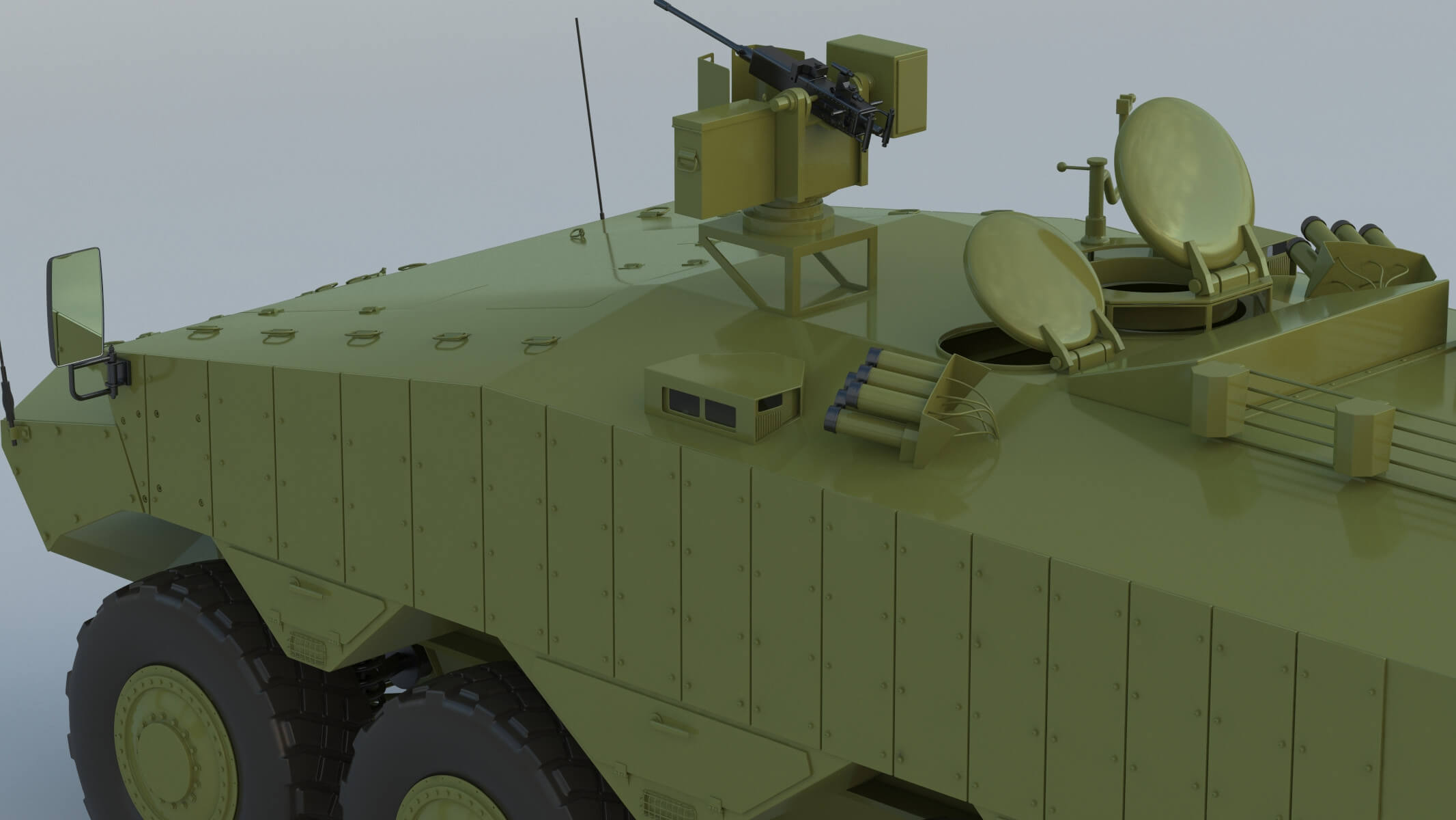 Eitan 8X8 APC - 3D Model by frezzy