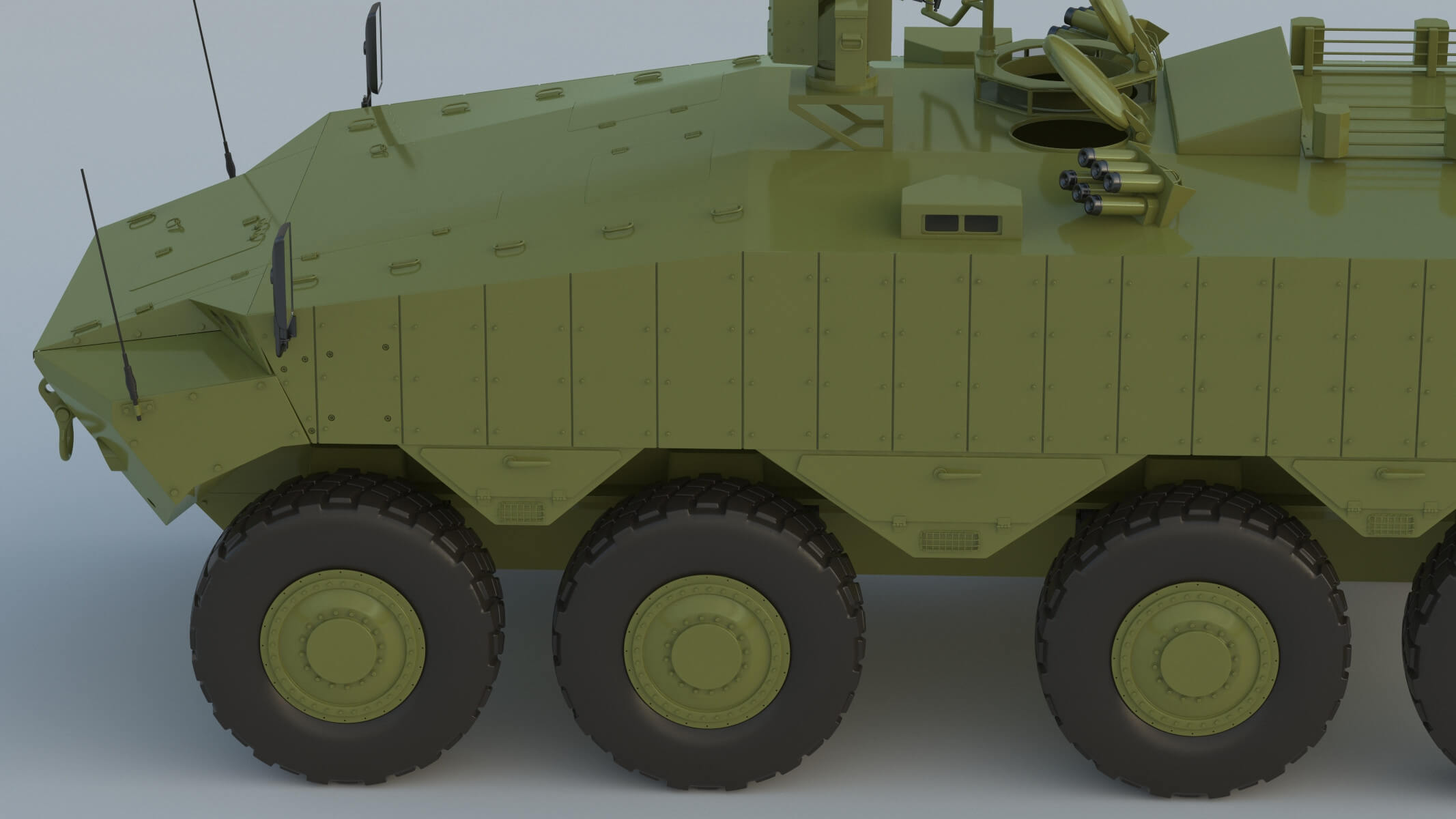 Eitan 8X8 APC - 3D Model by frezzy