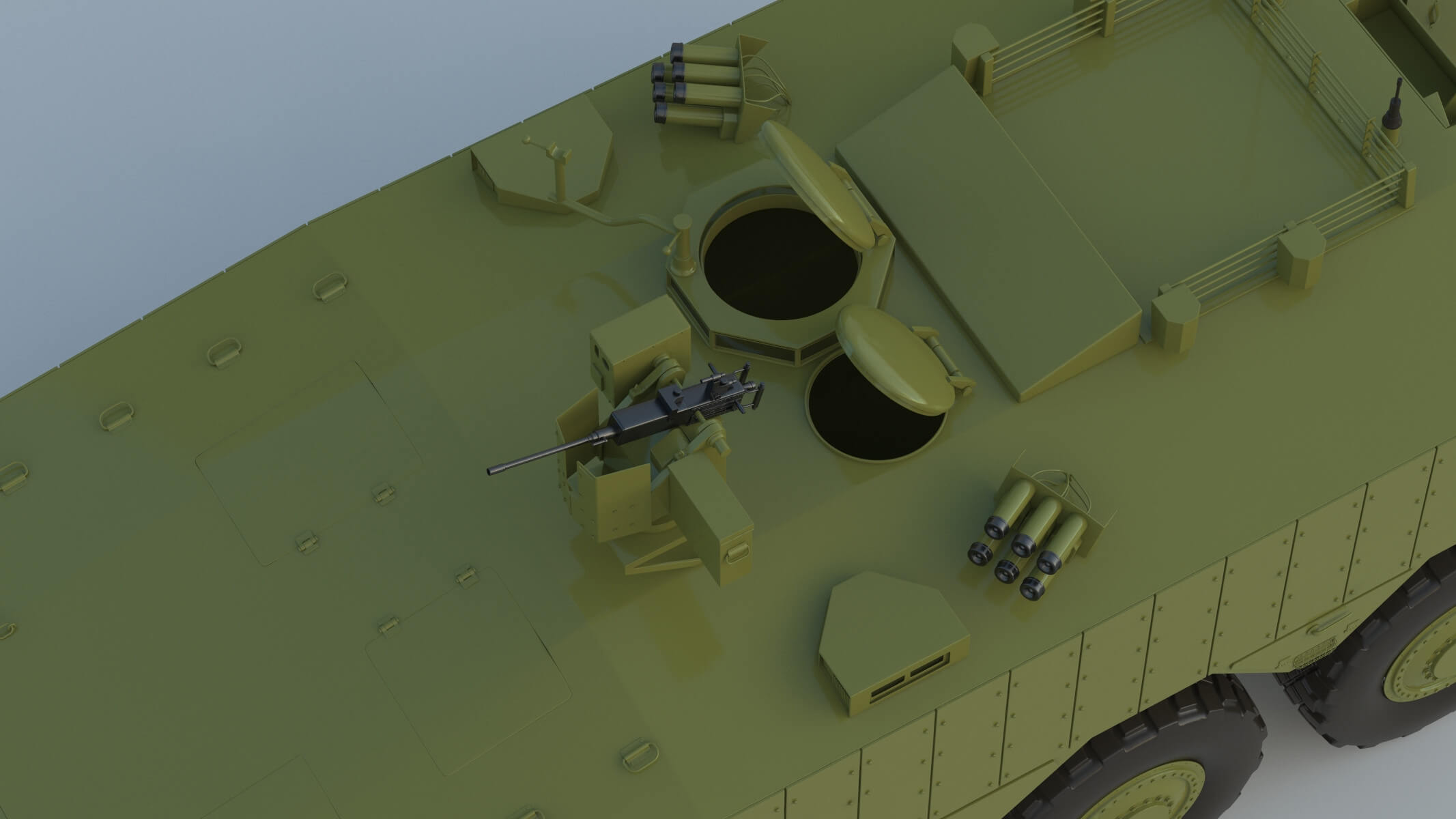 Eitan 8X8 APC - 3D Model by frezzy