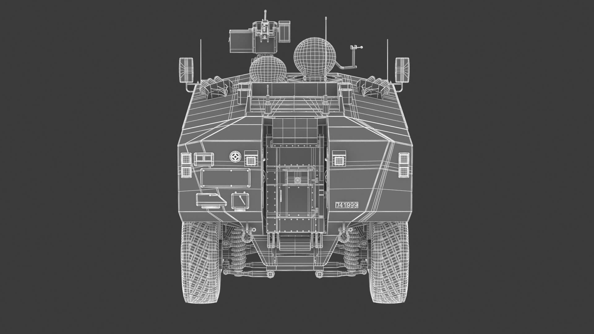 Eitan 8X8 APC - 3D Model by frezzy