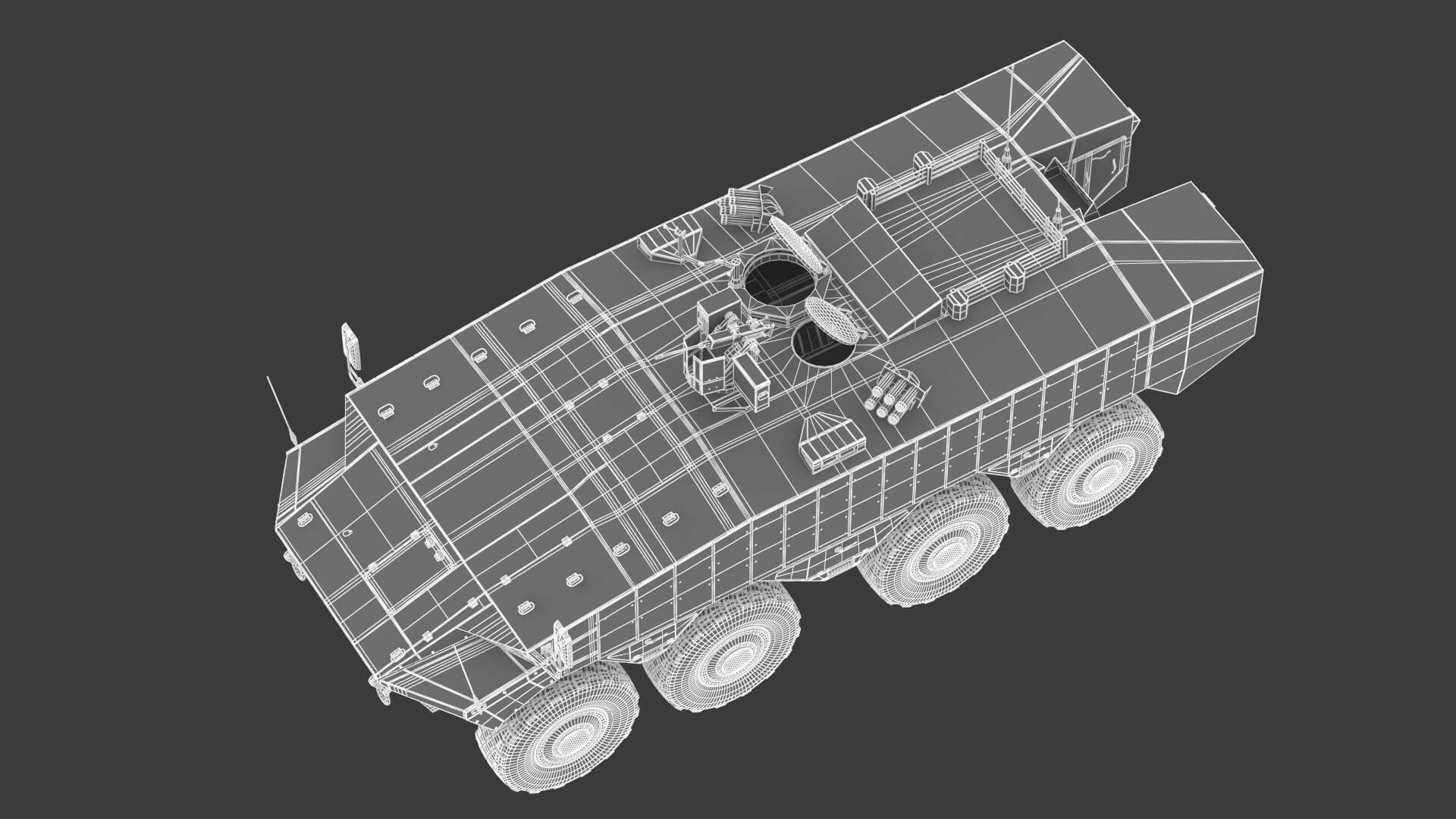 Eitan 8X8 APC - 3D Model by frezzy