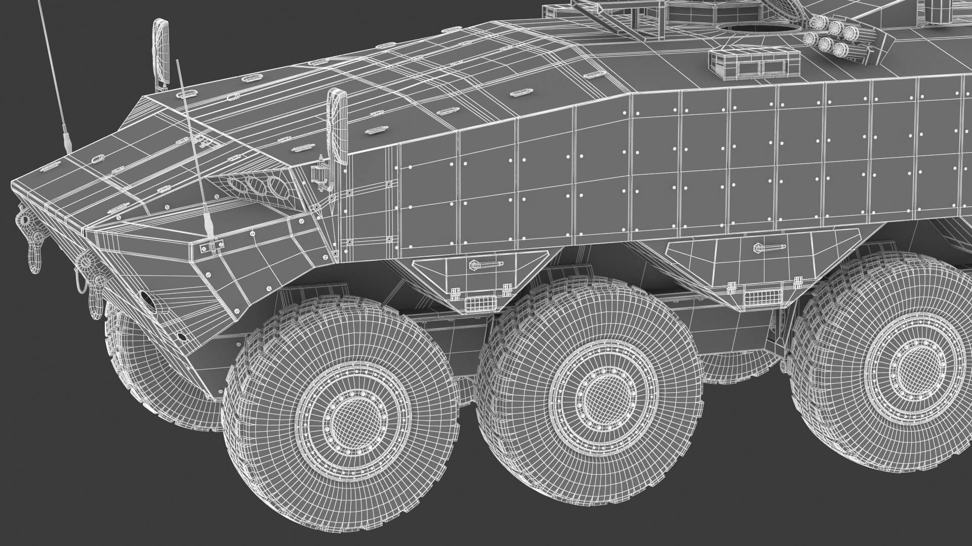Eitan 8X8 APC - 3D Model by frezzy