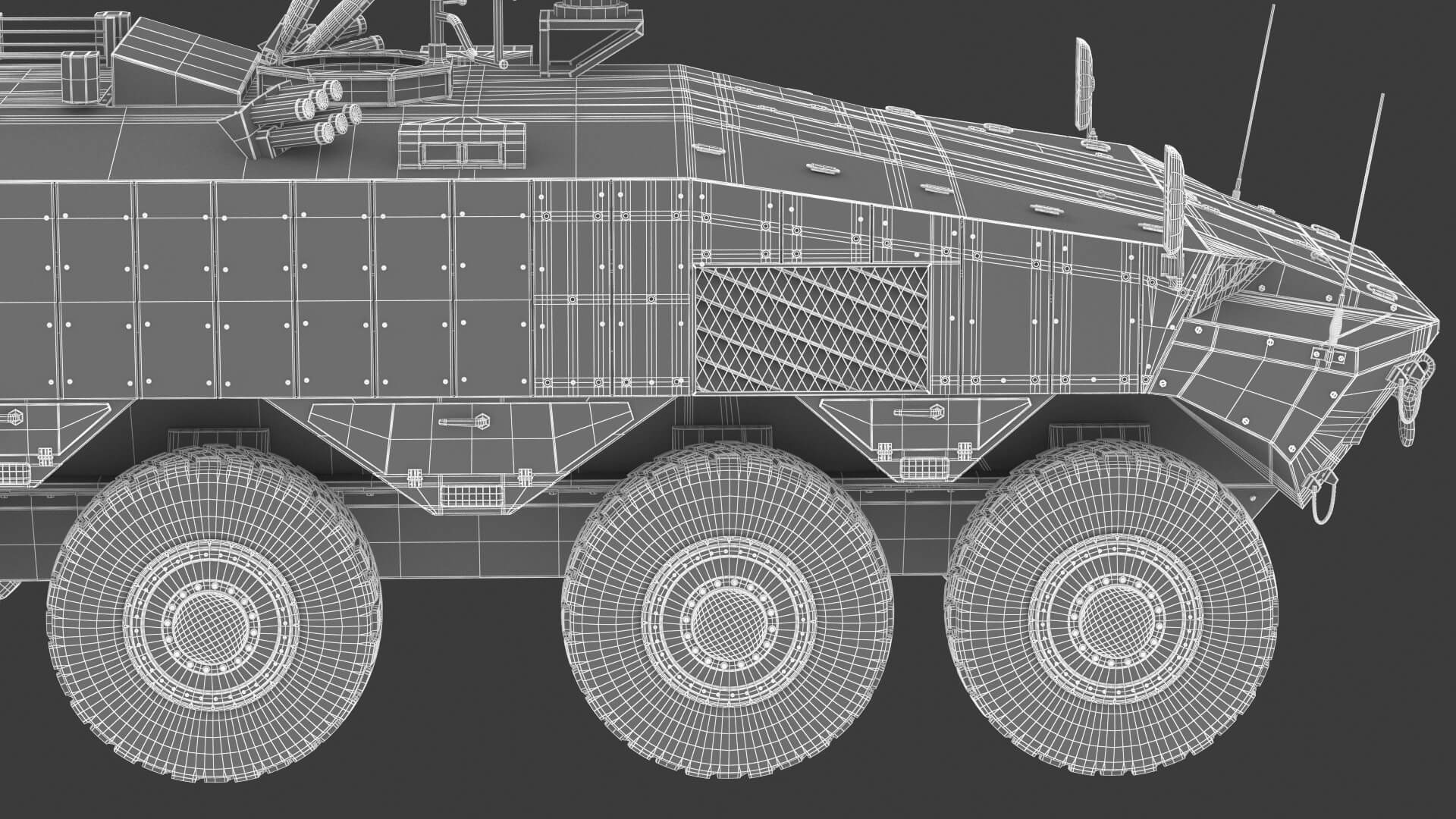 Eitan 8X8 APC - 3D Model by frezzy