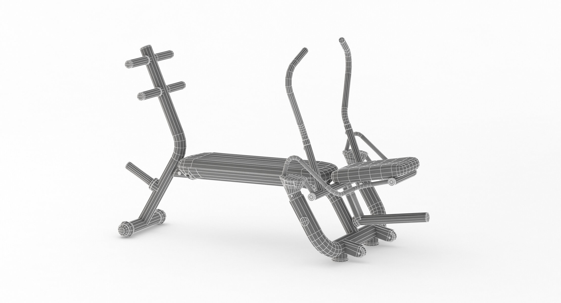 Element AB + Crunch Bench - 3D Model by frezzy