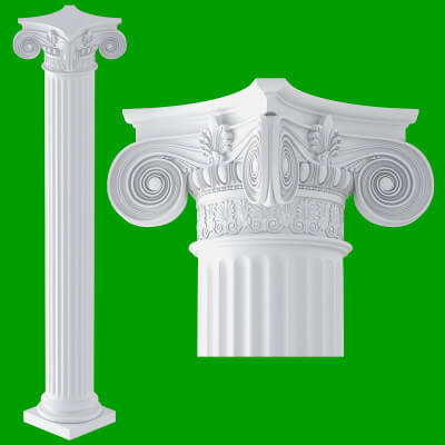 Empire Column - 3D Model by frezzy