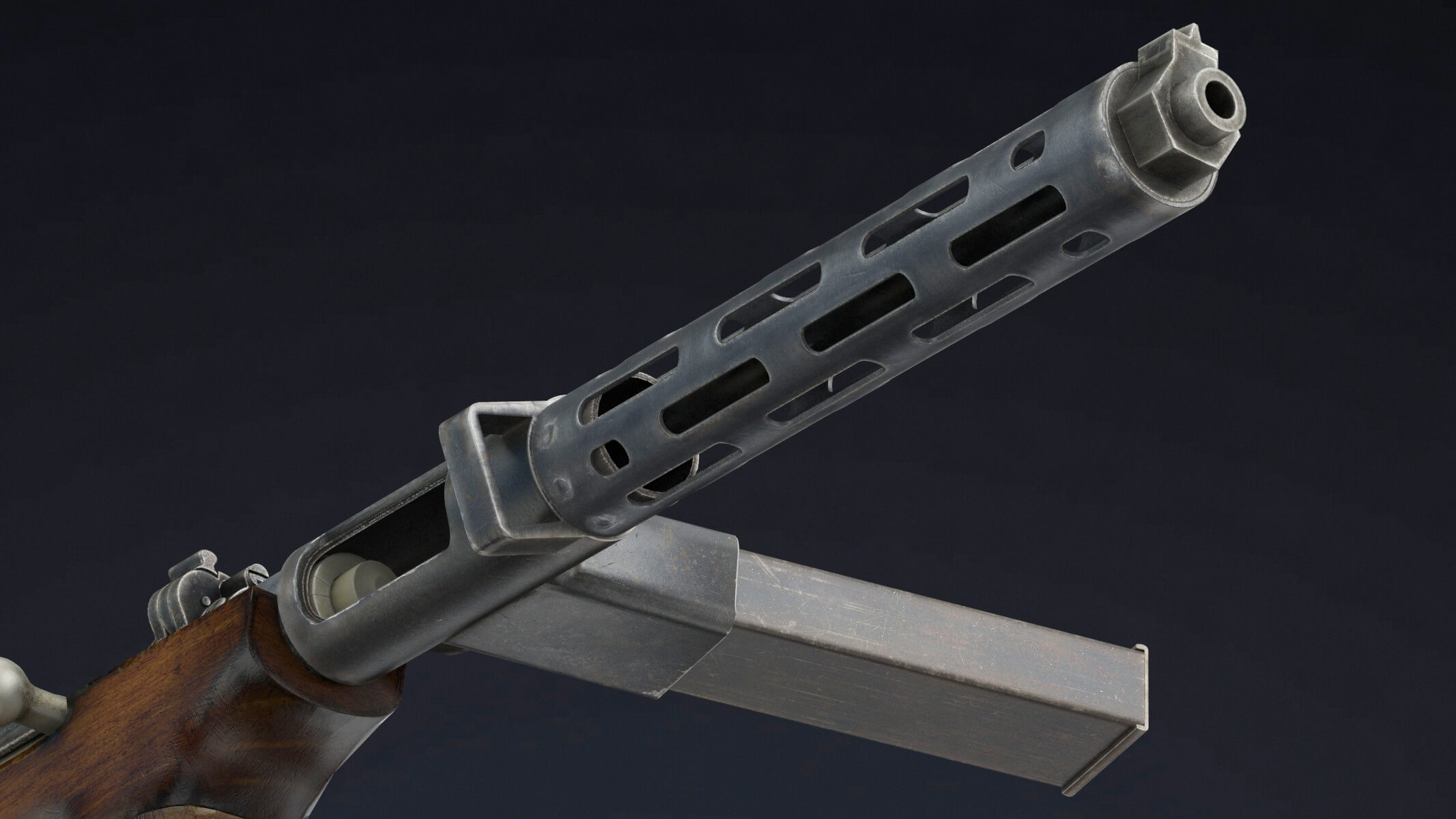 Erma EMP-35 Low Poly 3D Model by frezzy