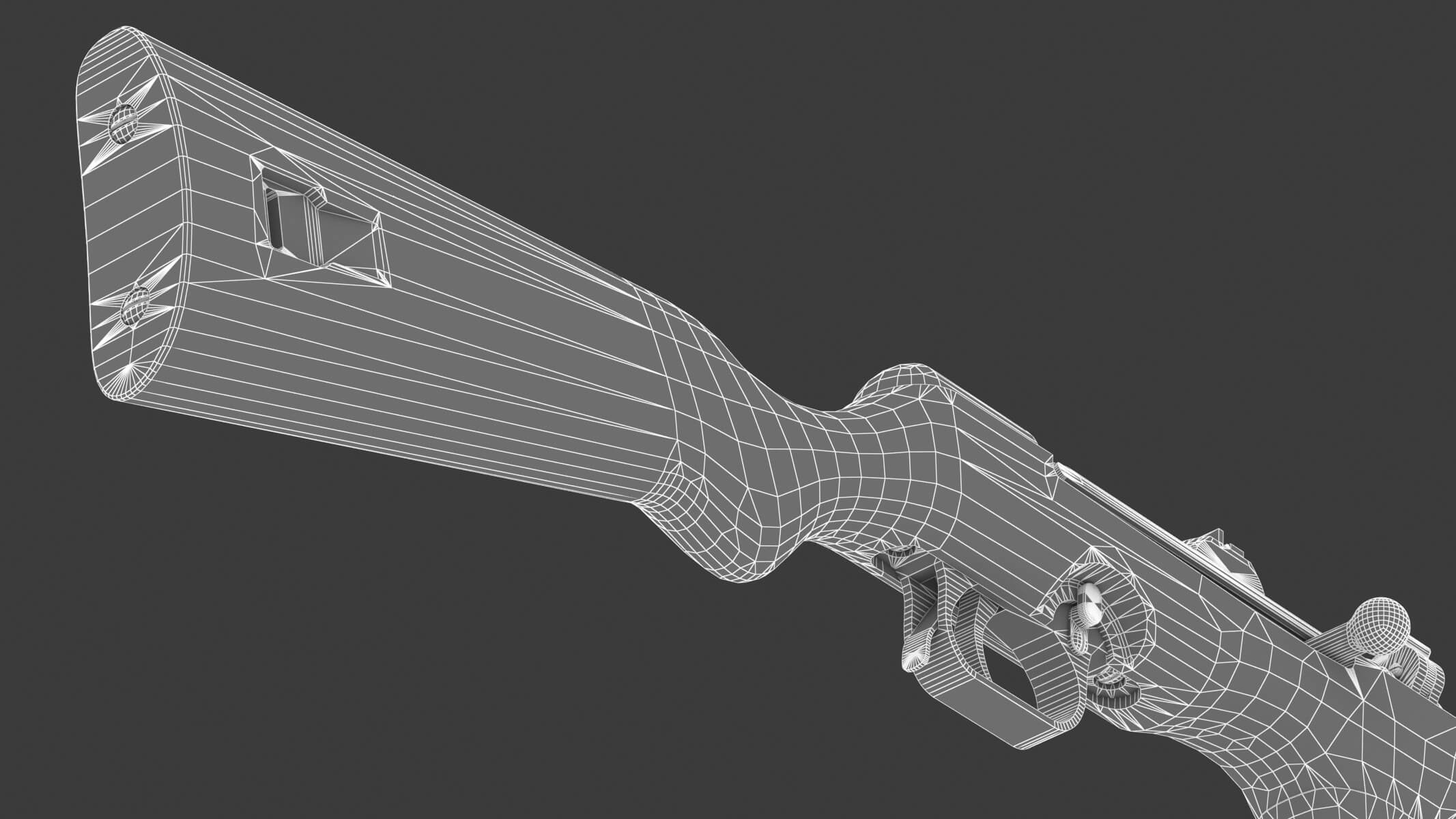 Erma EMP-35 Low Poly 3D Model by frezzy