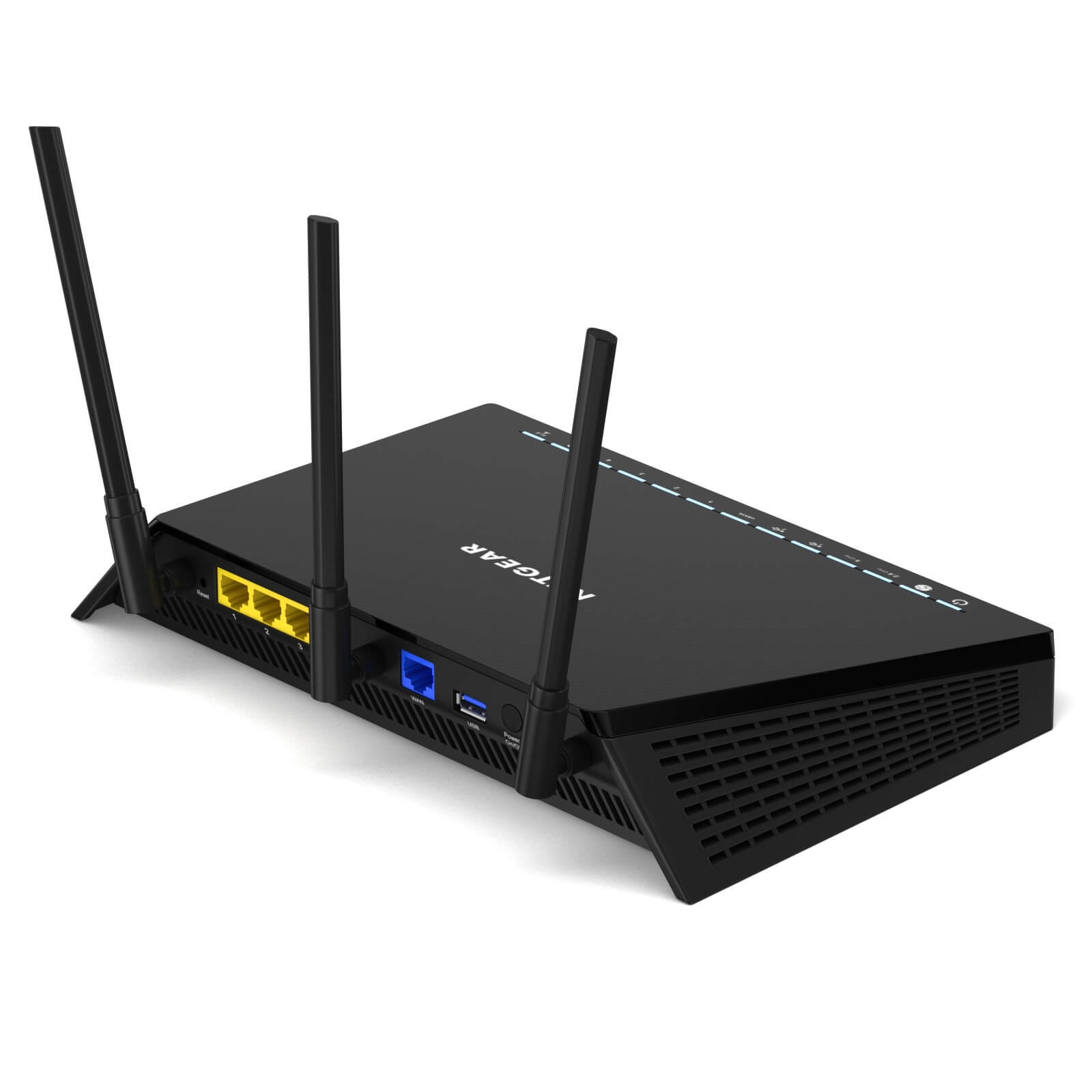 Ethernet Wireless Router Netgear R6700 Nighthawk AC1750 - 3D Model by frezzy
