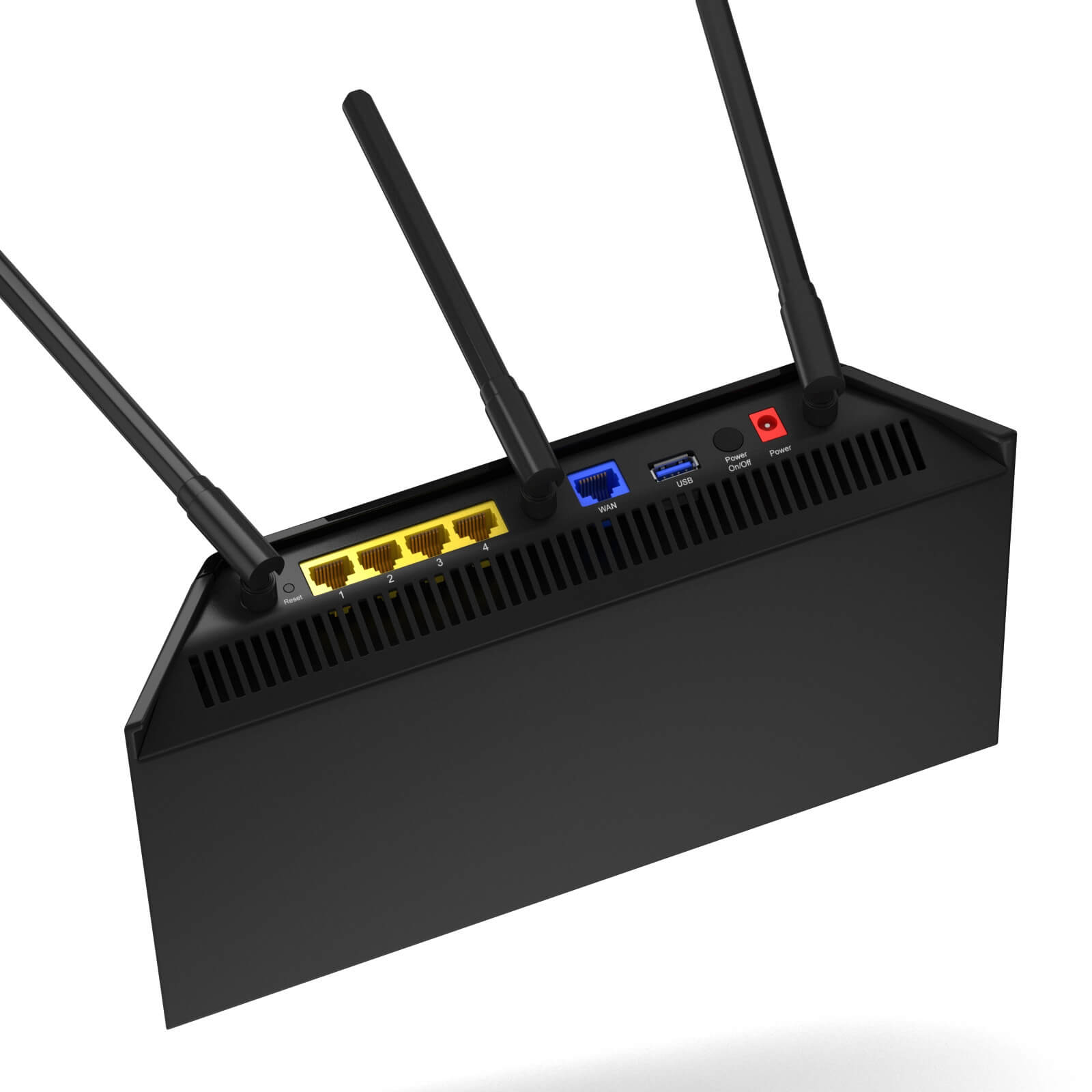 Ethernet Wireless Router Netgear R6700 Nighthawk AC1750 - 3D Model by ...
