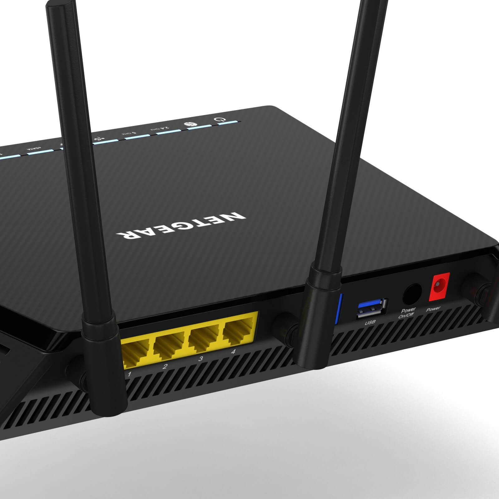 Ethernet Wireless Router Netgear R6700 Nighthawk AC1750 - 3D Model by ...