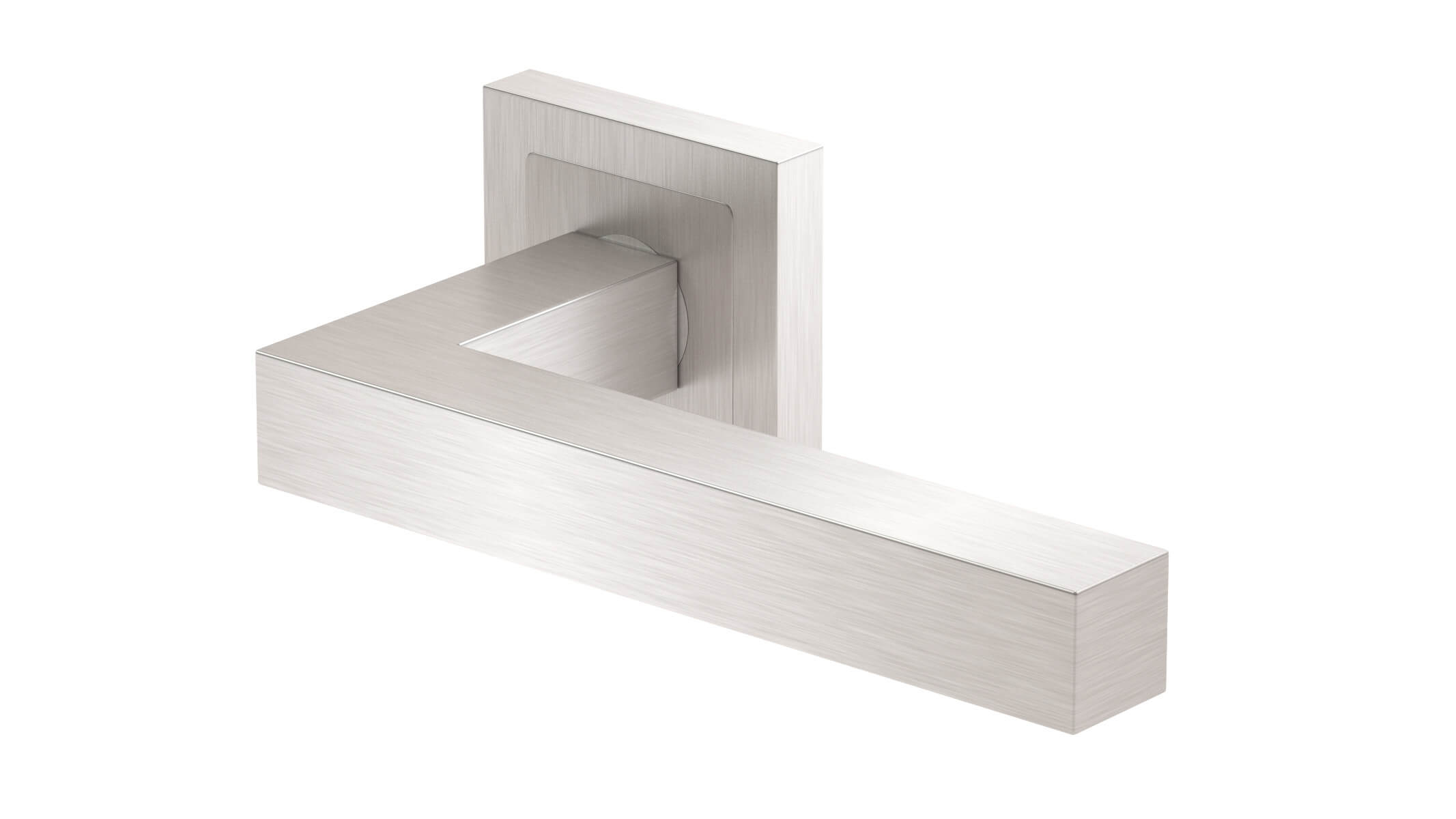 Eurospec Alvar Mitred Stainless Steel Door Handle - 3D Model by frezzy