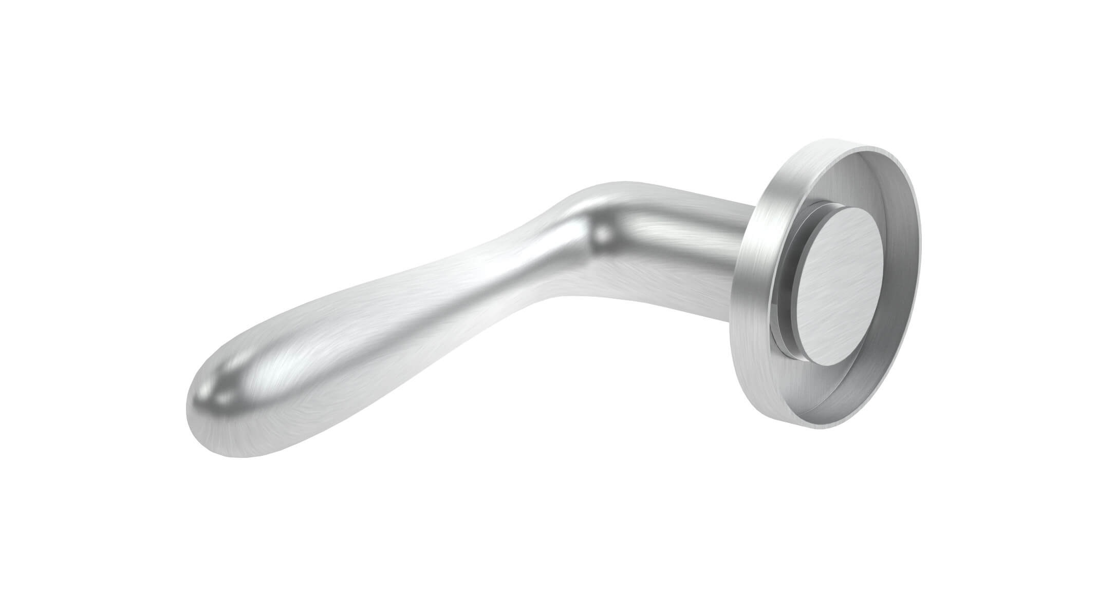 Eurospec Bulb Stainless Steel Door Handle - 3D Model by frezzy