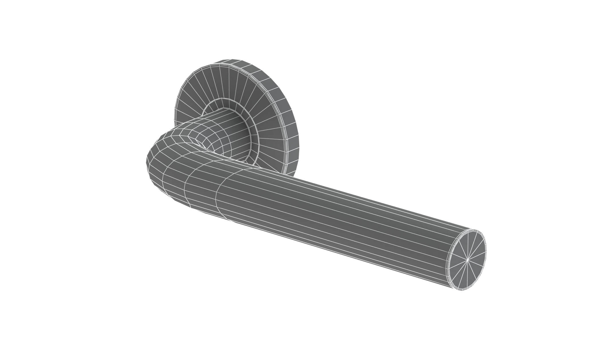 Eurospec Radium Stainless Steel Door Handle - 3D Model by frezzy