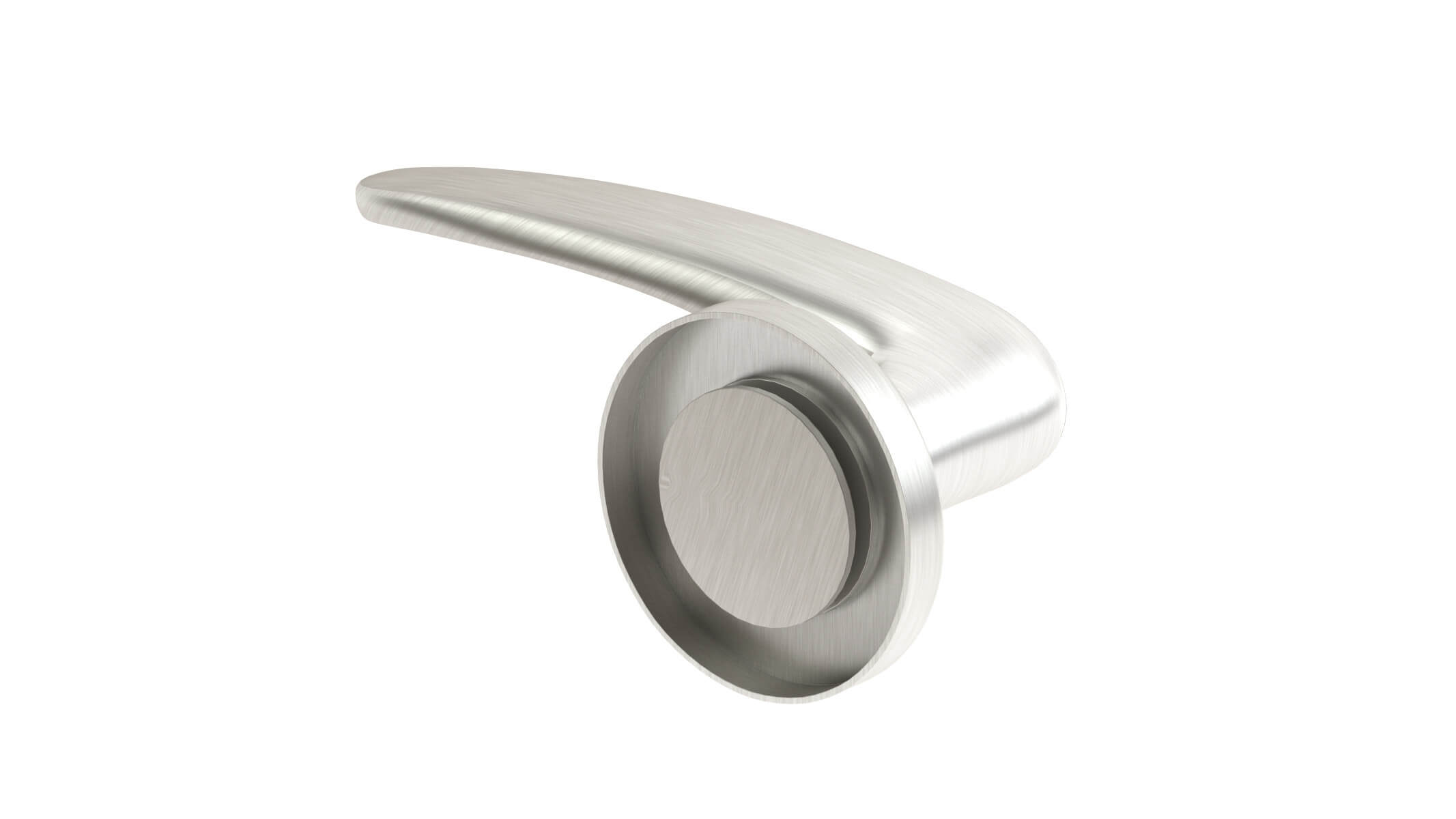 Eurospec Tirolo Satin Stainless Steel Solid Door Handle - 3D Model by ...