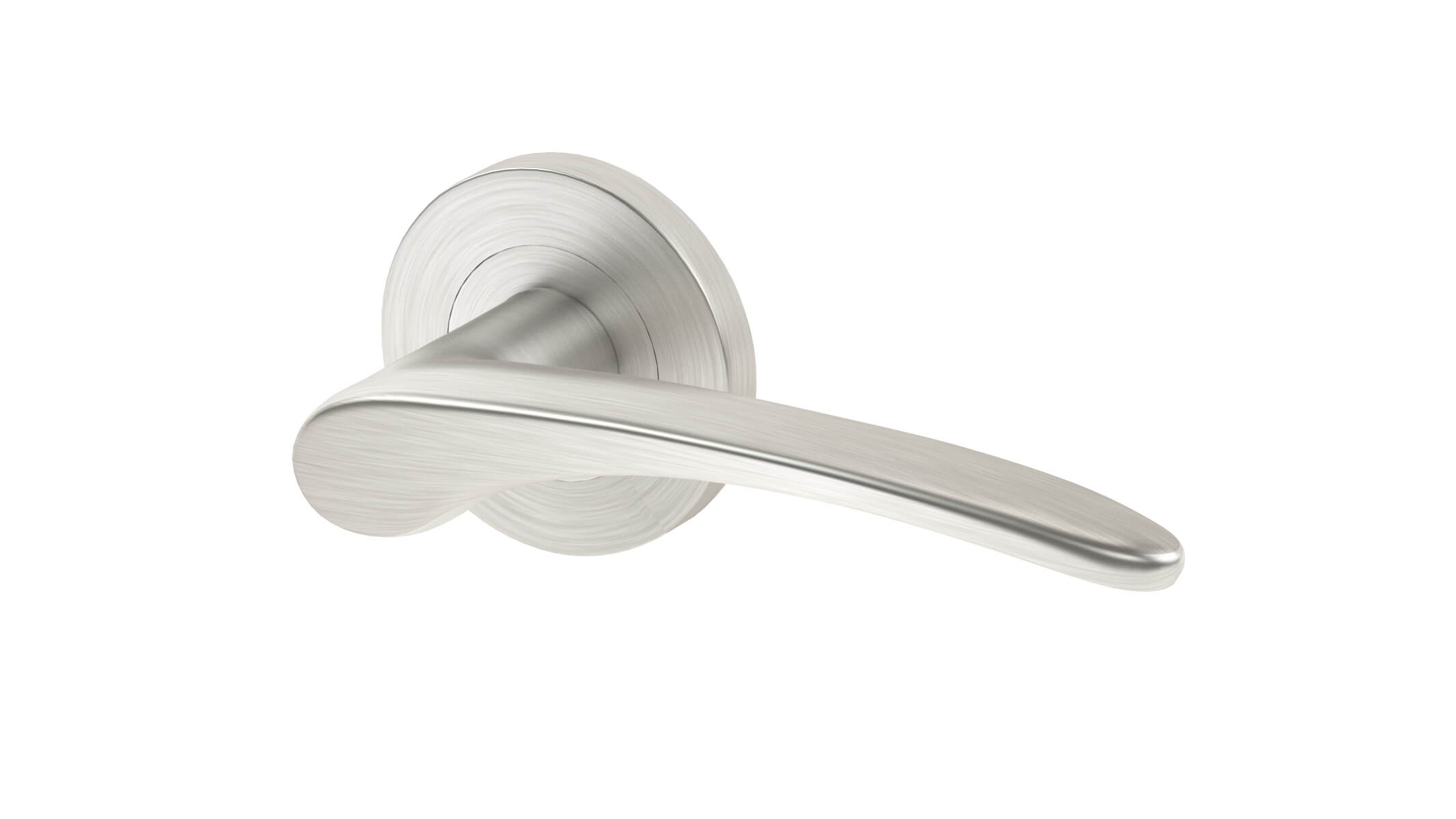 Eurospec Tirolo Satin Stainless Steel Solid Door Handle - 3D Model by ...