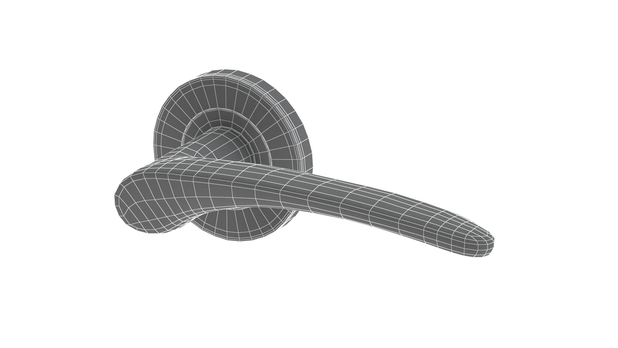 Eurospec Tirolo Satin Stainless Steel Solid Door Handle - 3D Model by ...