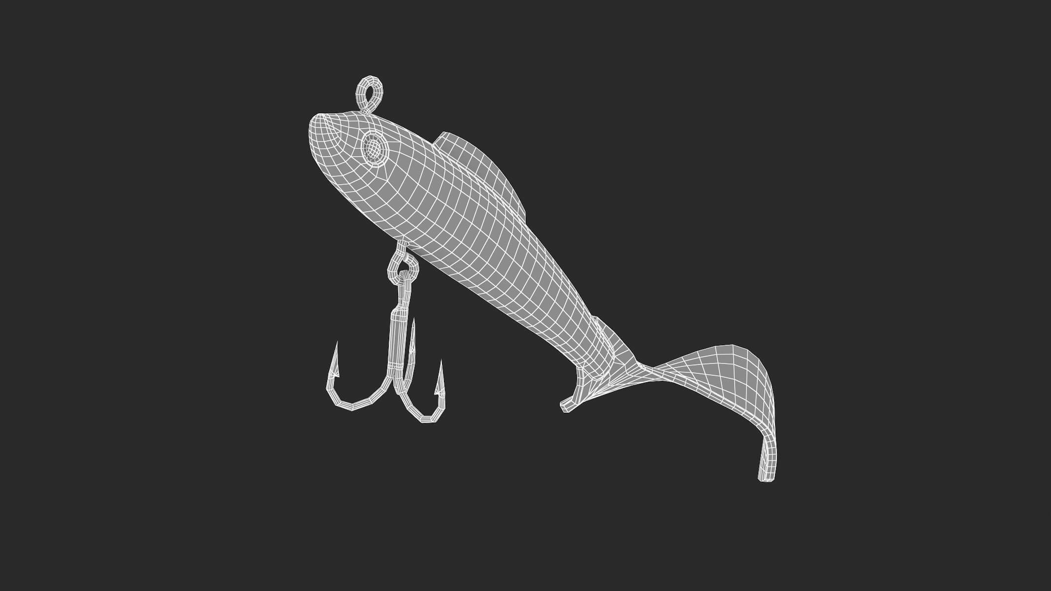 Facikono Lures for Bass Jig Head Soft Swimbait - 3D Model by frezzy