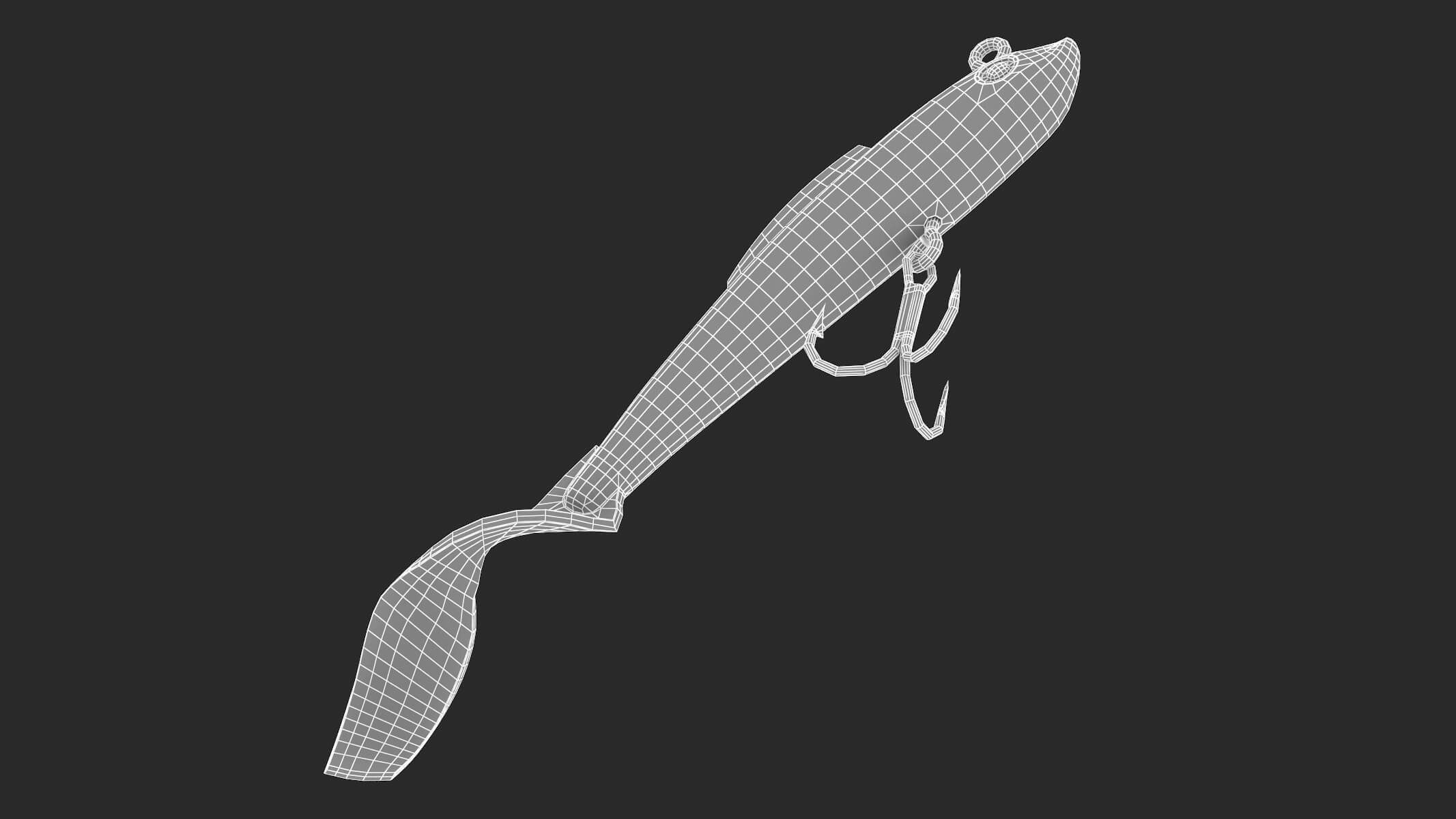 Facikono Lures for Bass Jig Head Soft Swimbait - 3D Model by frezzy