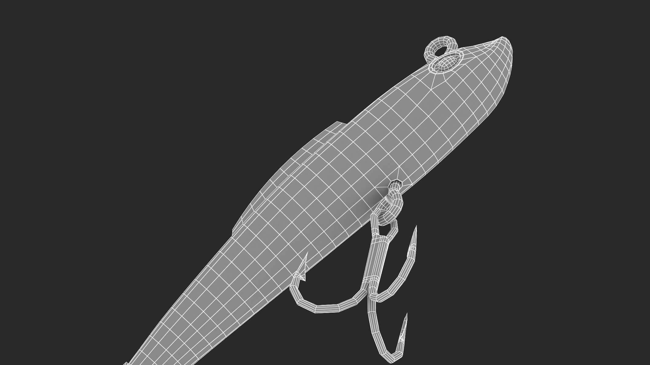 Facikono Lures for Bass Jig Head Soft Swimbait - 3D Model by frezzy