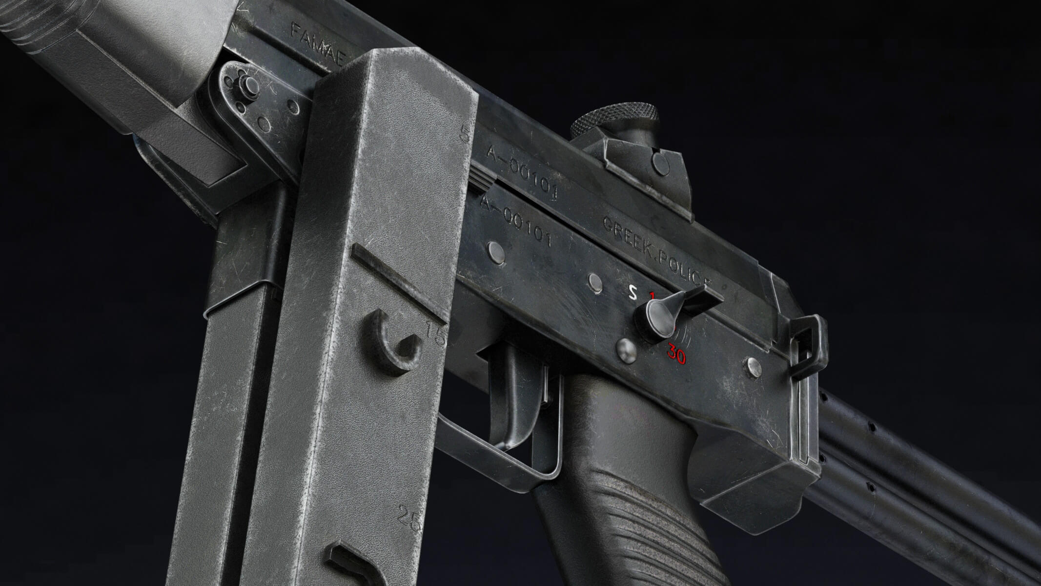 Famae Saf Low Poly - 3D Model by frezzy