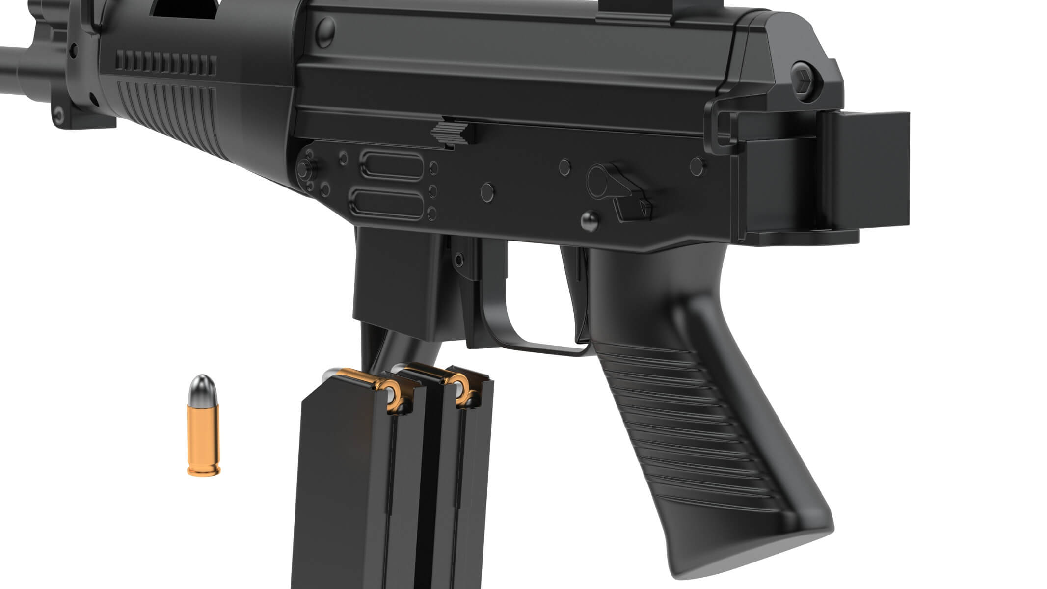 FAMAE SAF - 3D Model by frezzy