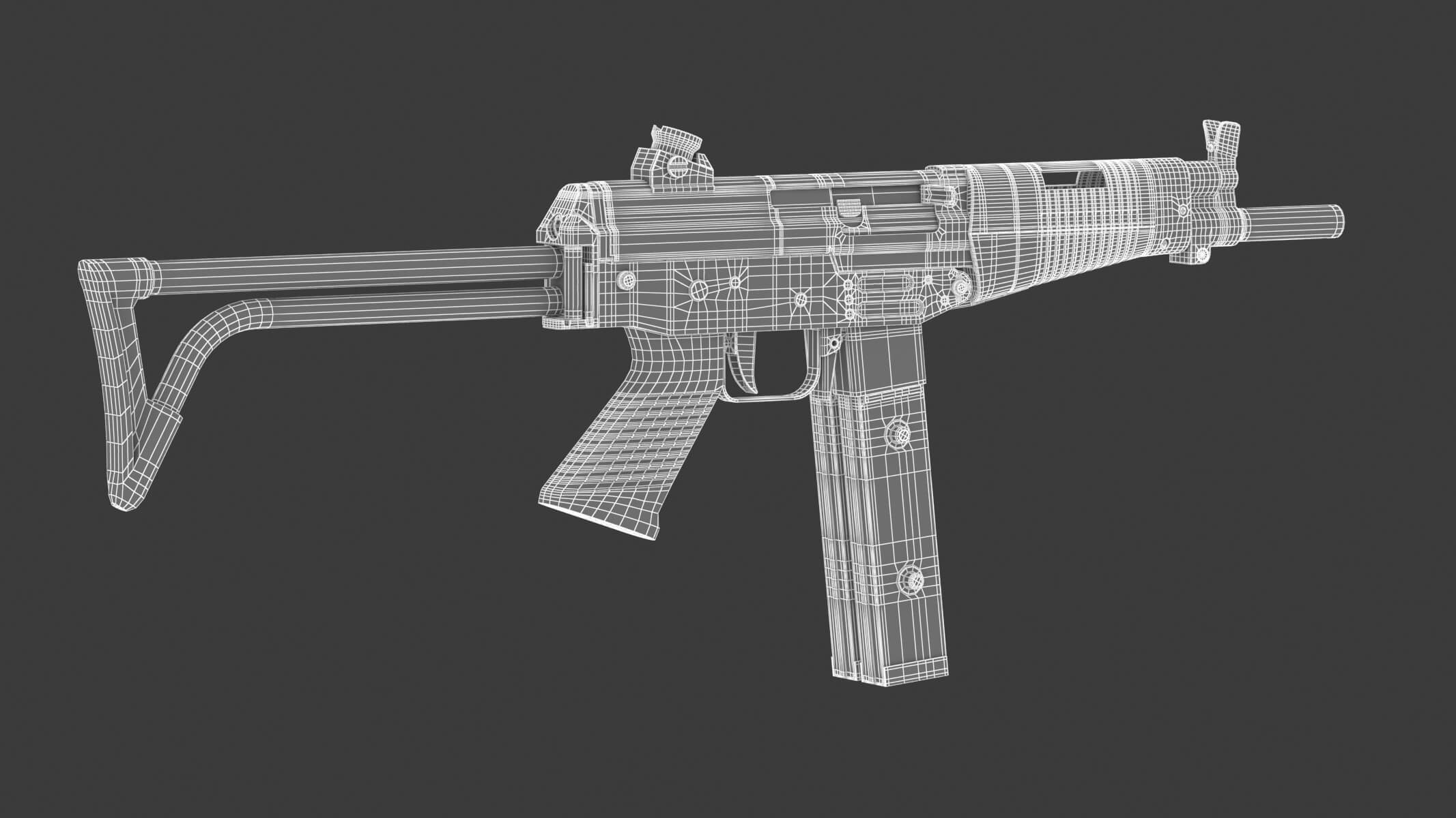 FAMAE SAF - 3D Model by frezzy