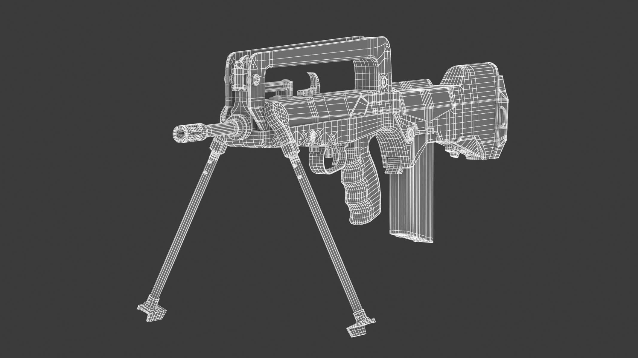 Famas - 3D Model by frezzy
