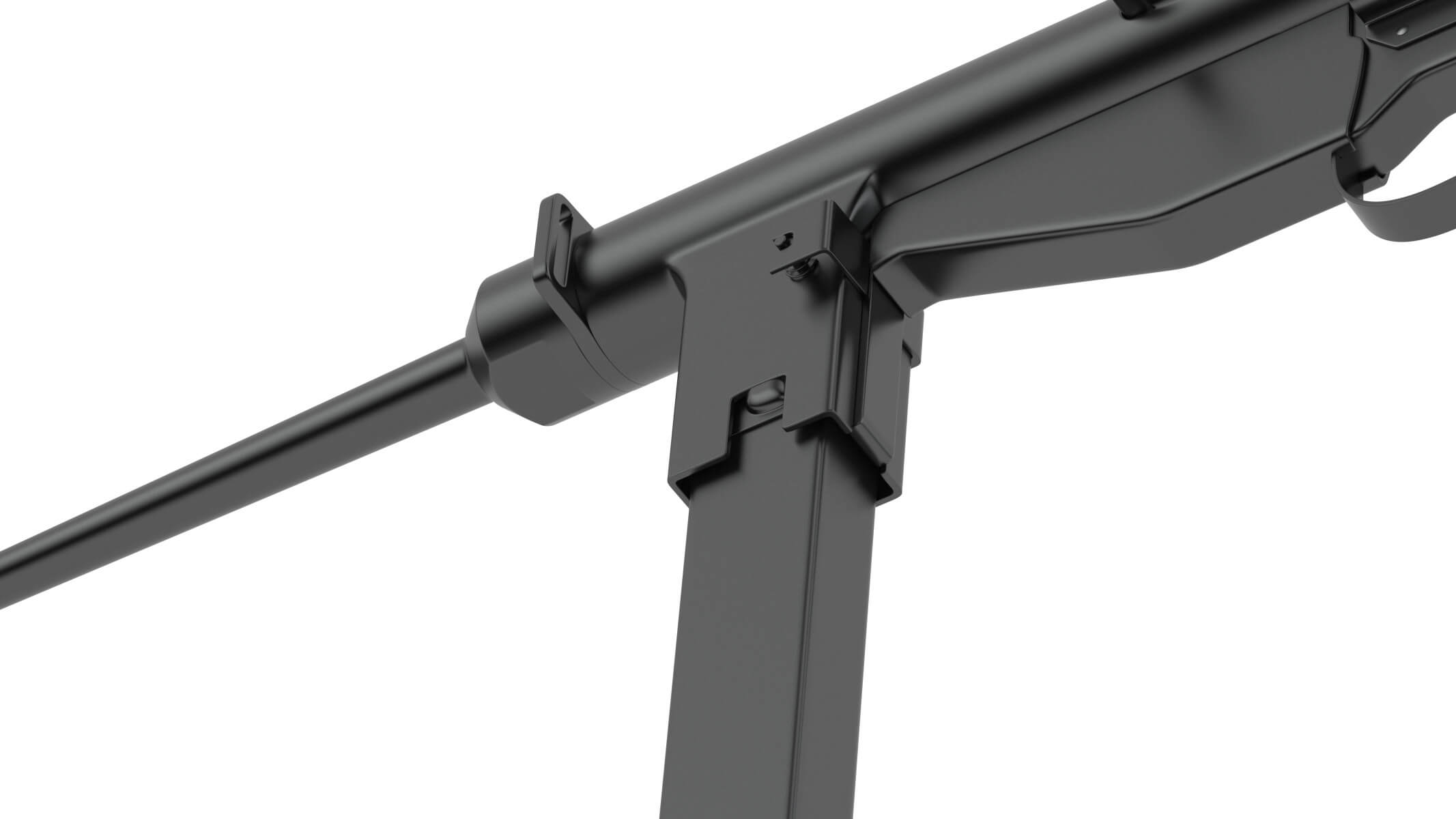 FBP Submachine Gun - 3D Model by frezzy