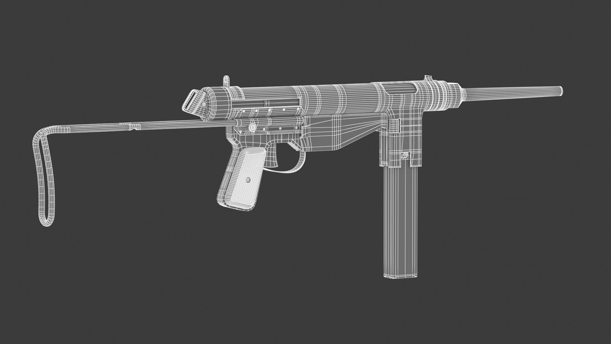FBP Submachine Gun - 3D Model by frezzy