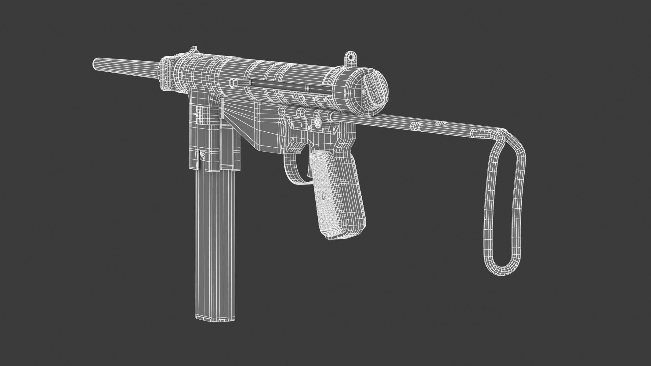 FBP Submachine Gun - 3D Model by frezzy