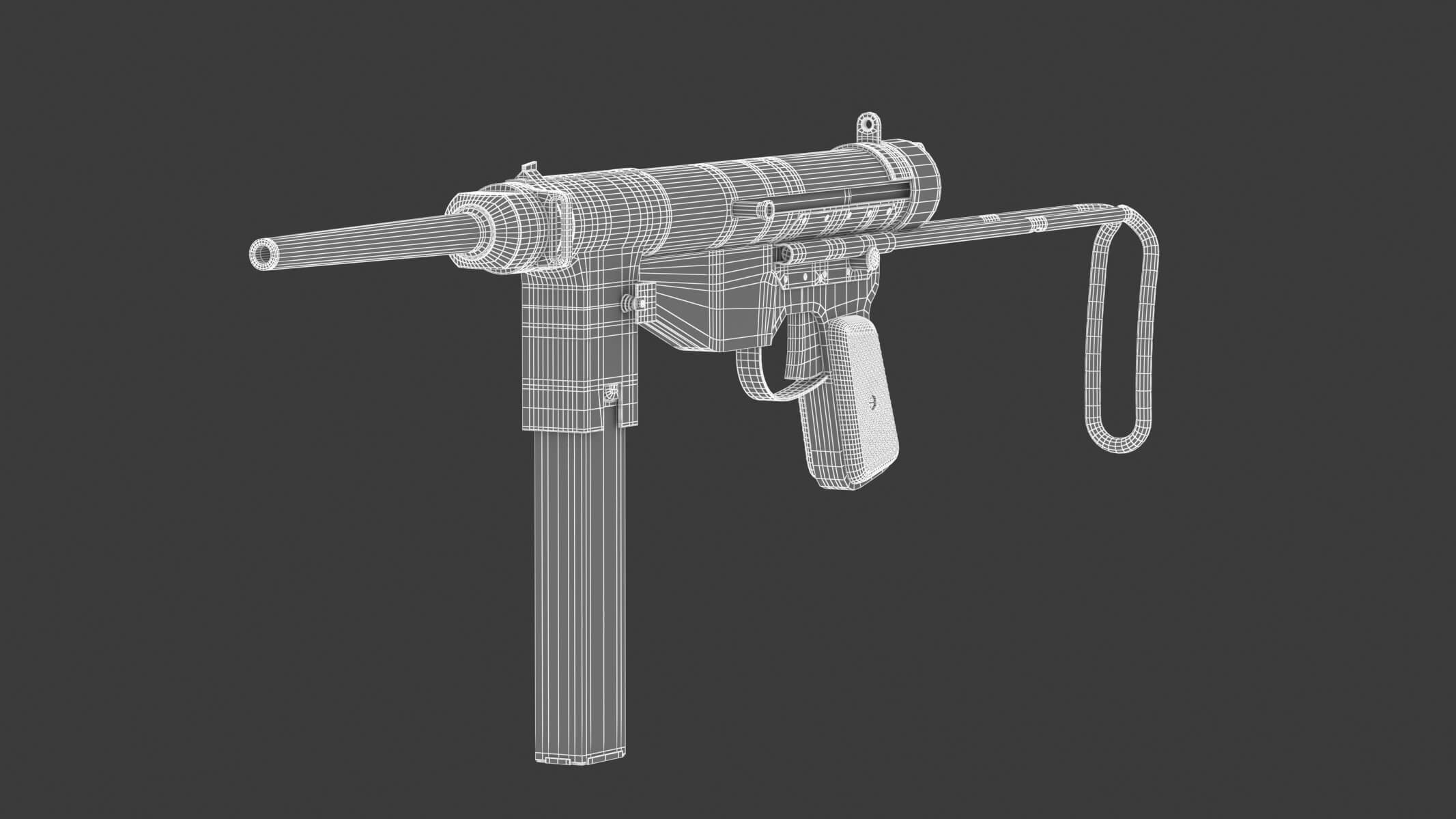 FBP Submachine Gun - 3D Model by frezzy