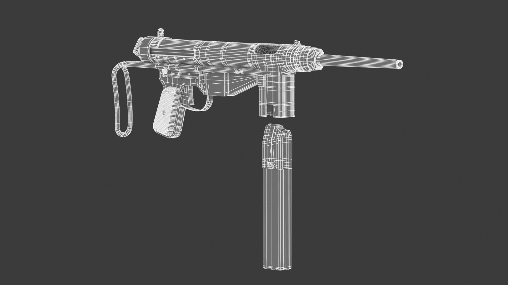 FBP Submachine Gun - 3D Model by frezzy