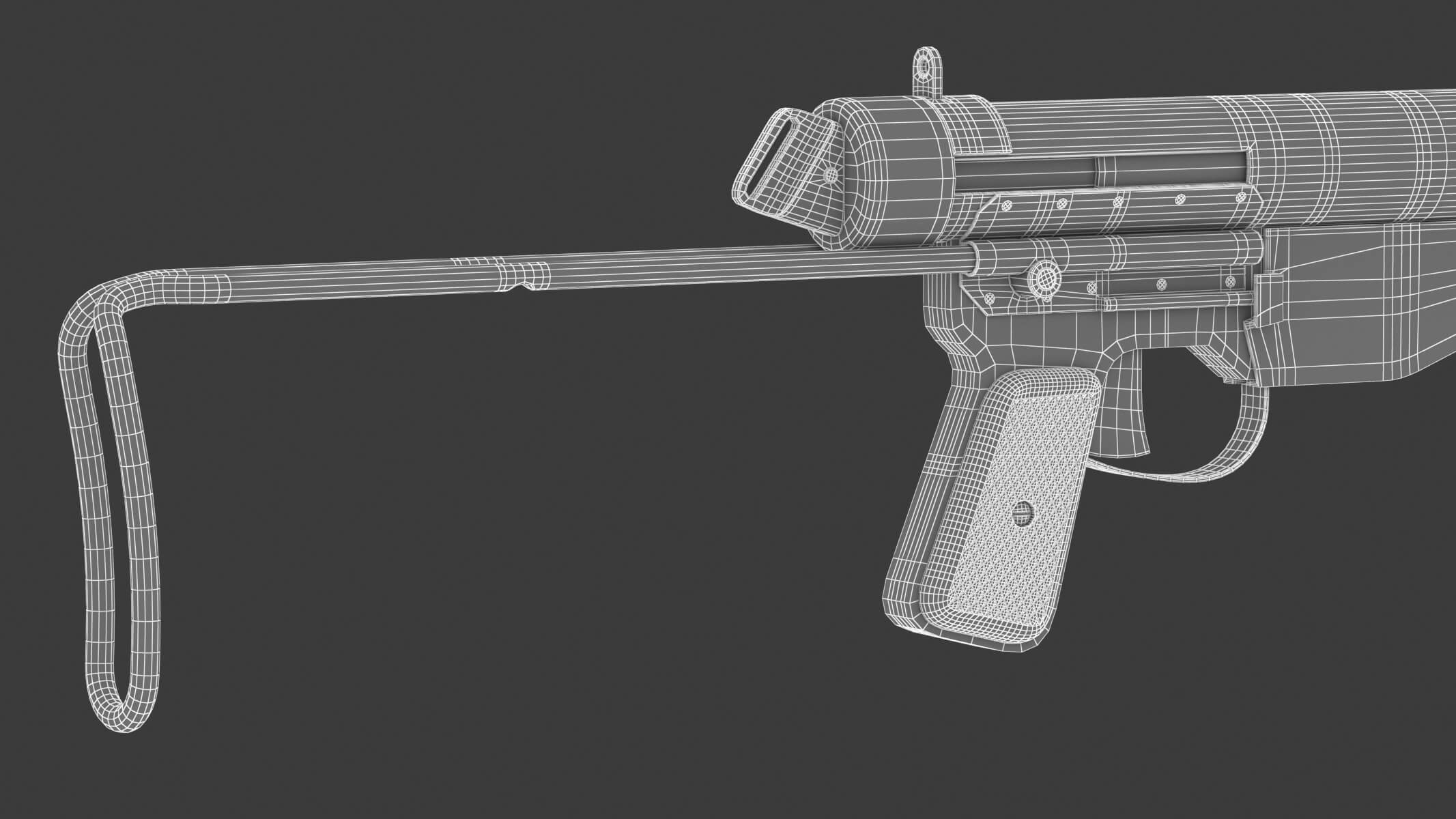 FBP Submachine Gun - 3D Model by frezzy
