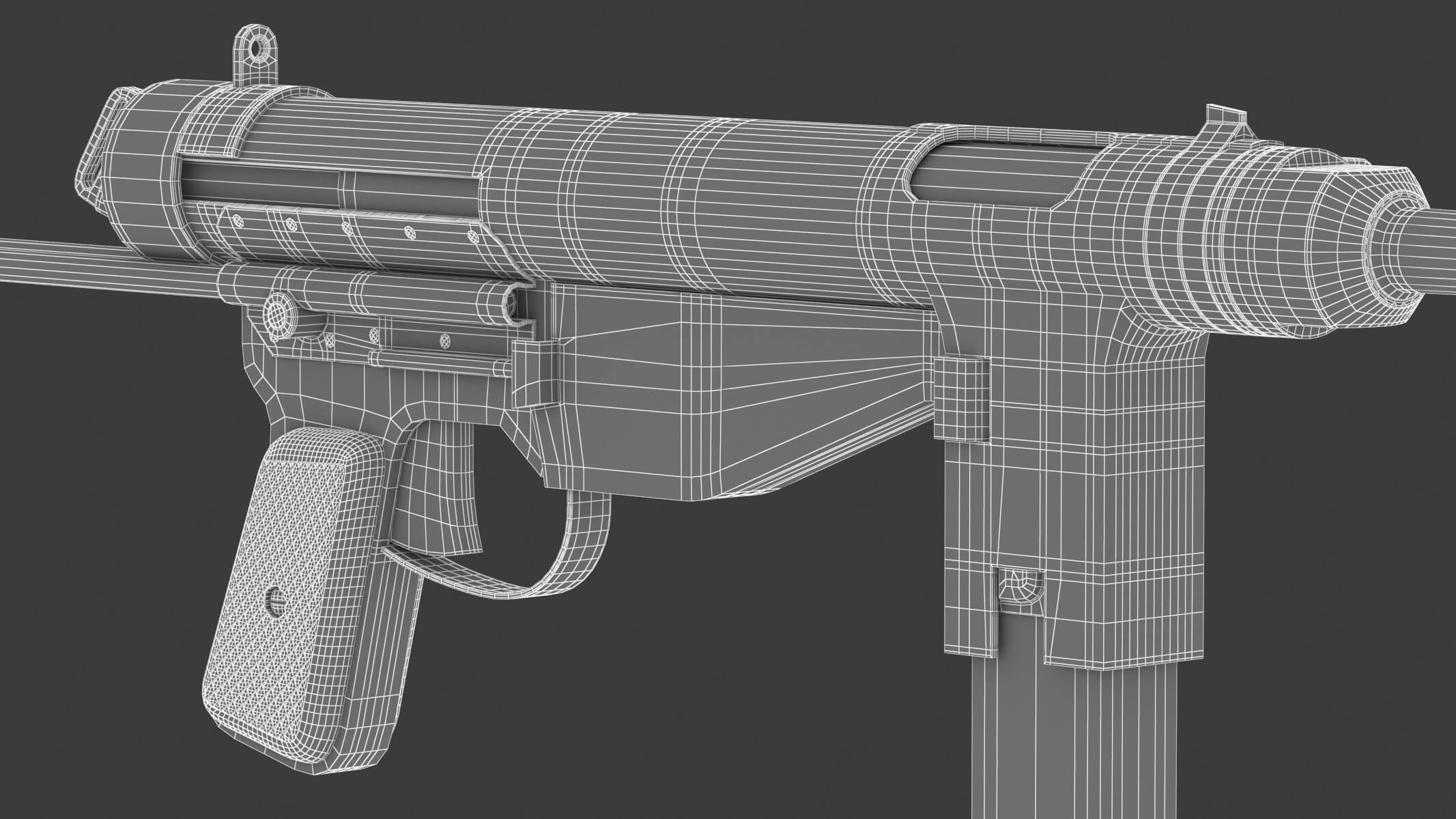 FBP Submachine Gun - 3D Model by frezzy