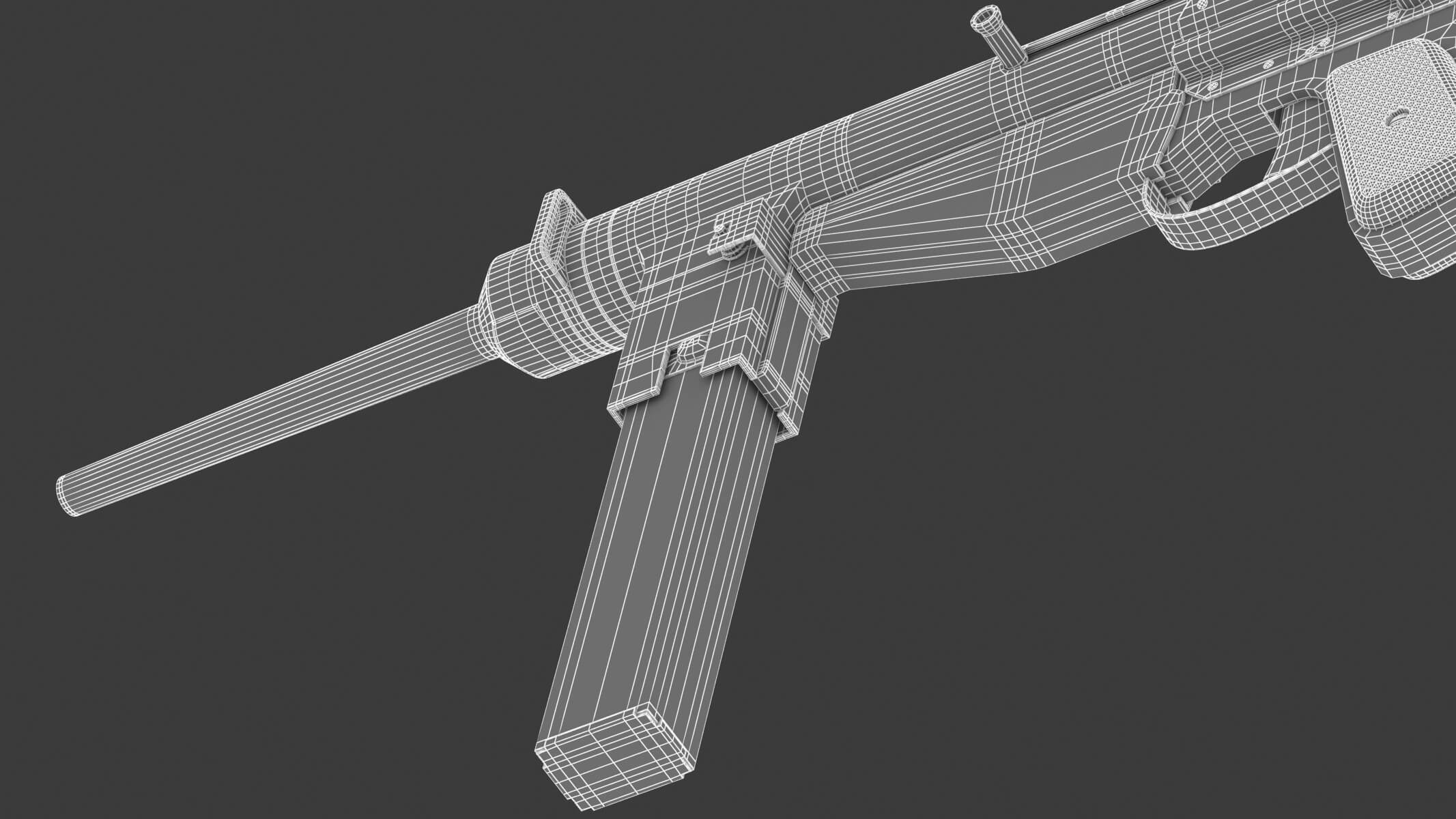 FBP Submachine Gun - 3D Model by frezzy