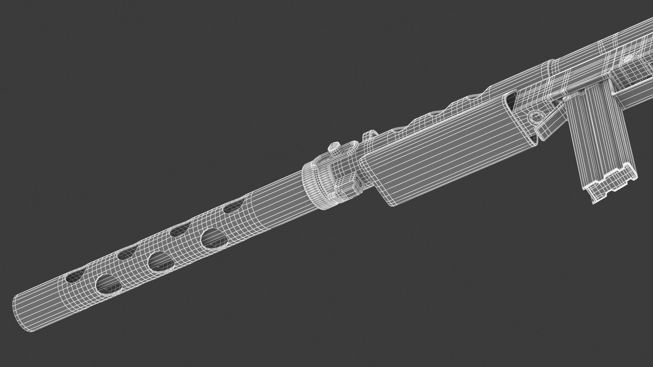 Feather Industries AT-22 Carbine 3D Model by frezzy
