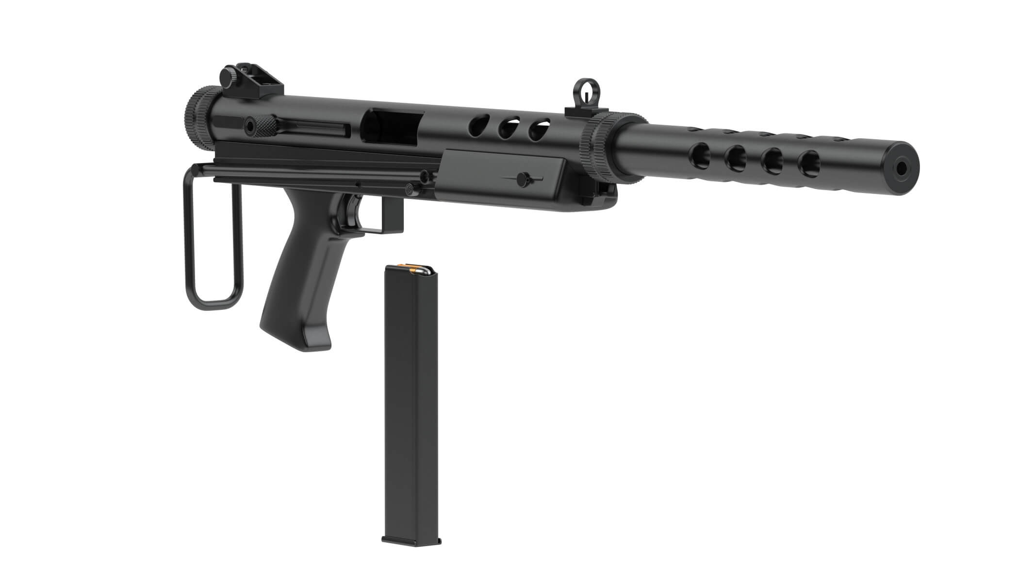 Feather Industries AT-9 Carbine 3D Model by frezzy