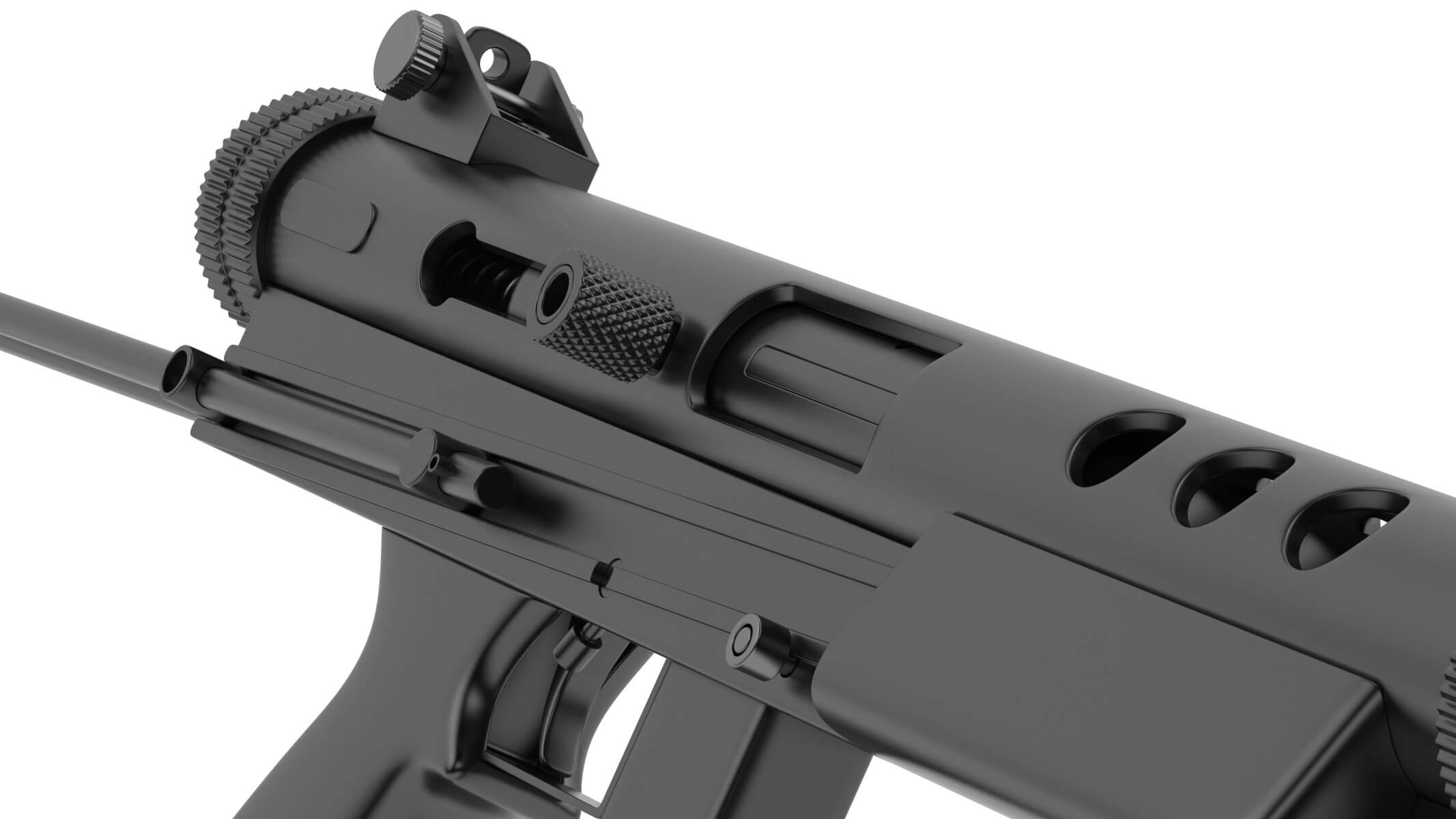 Feather Industries AT-9 Carbine 3D Model by frezzy